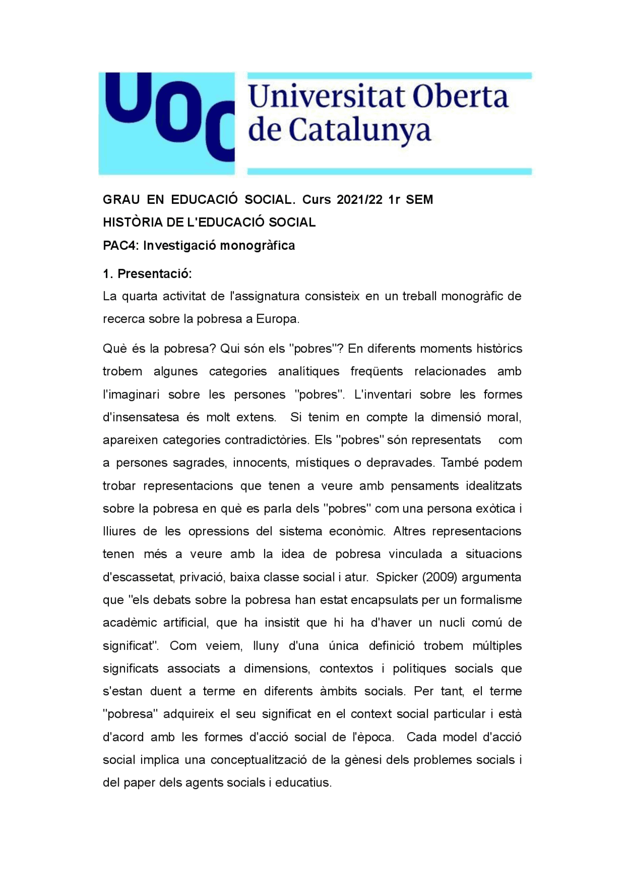 Enunciado Pac 4 Semsetre Set 2021 Docsity