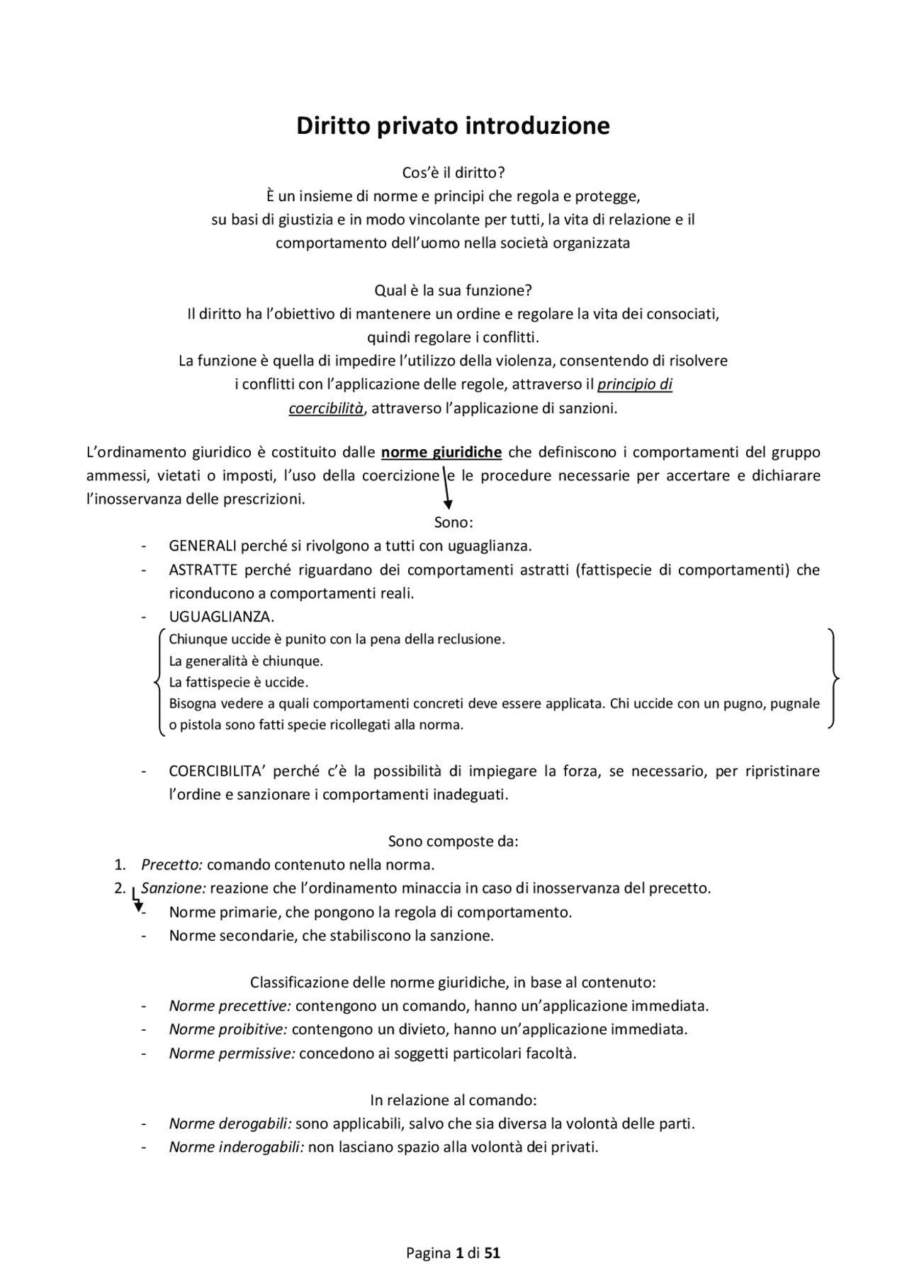 Riassunto Di Diritto Privato Docsity