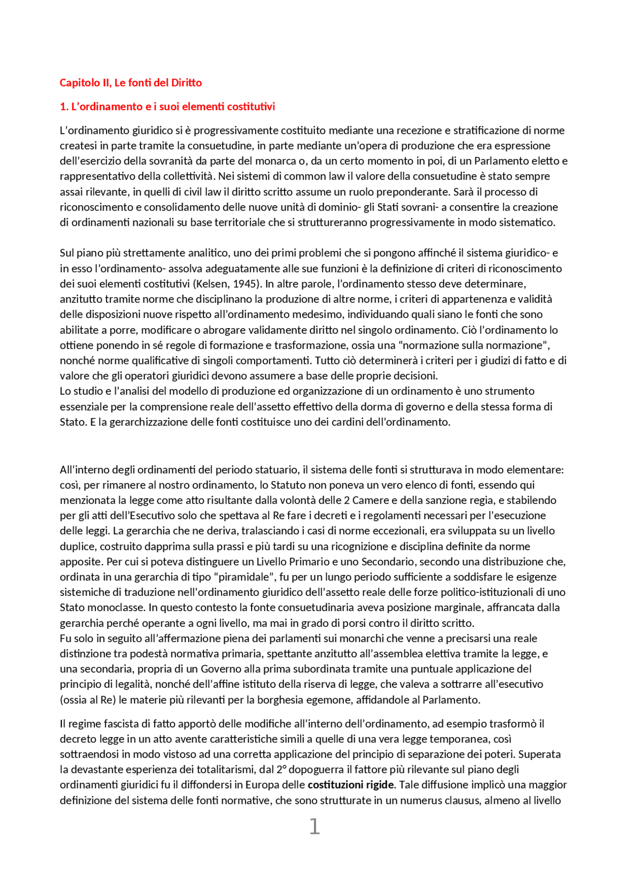 Riassunto Capitolo Ii Docsity