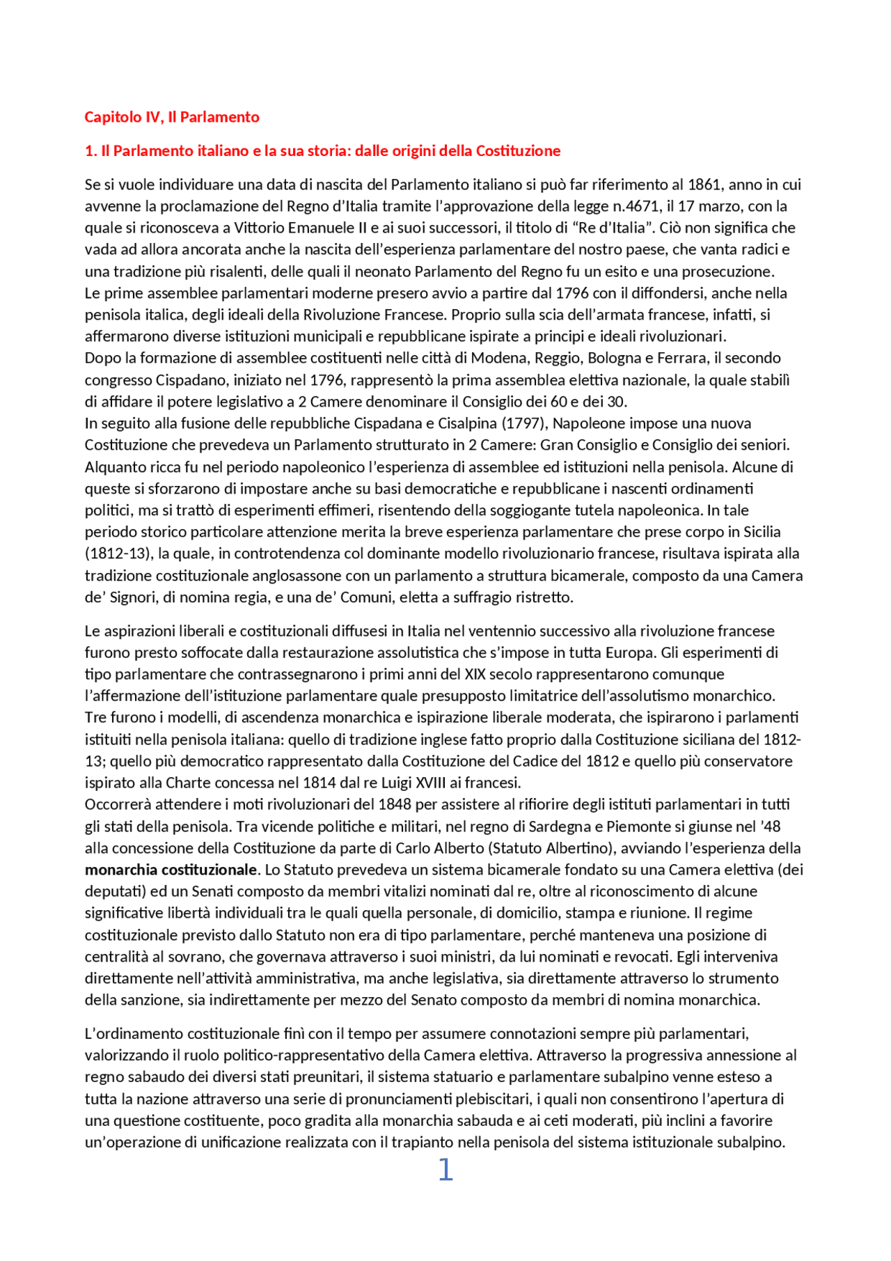 Riassunto Capitolo Iv Docsity