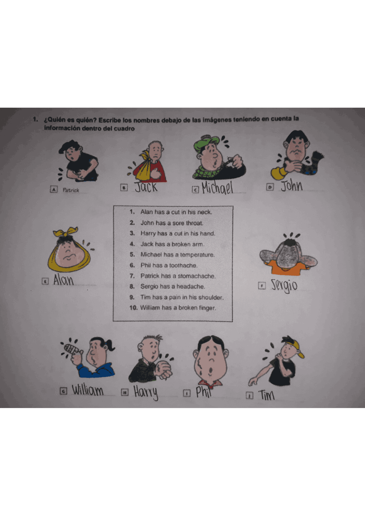 Guía De Inglés Ejercicios Resueltos Ejercicios De Inglés Docsity