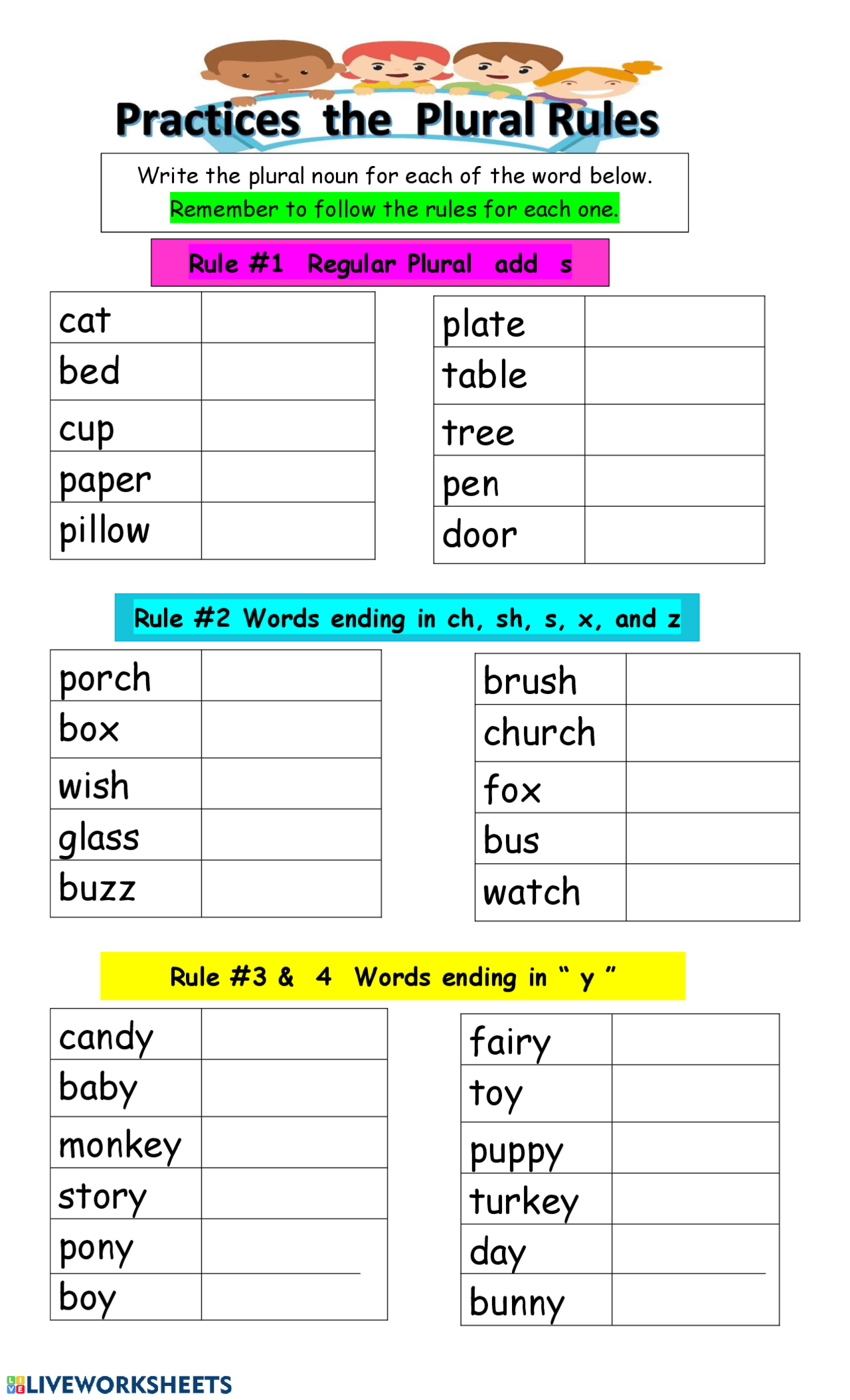 Singular And Plural Rules Ingles Ejercicios De Ingl s Docsity singular-and-plural-rules-ingles-ejercicios-de-ingl-s-docsity