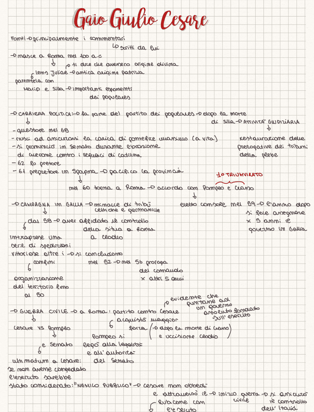 Giulio Cesare Biografia Scritti E Stile Docsity