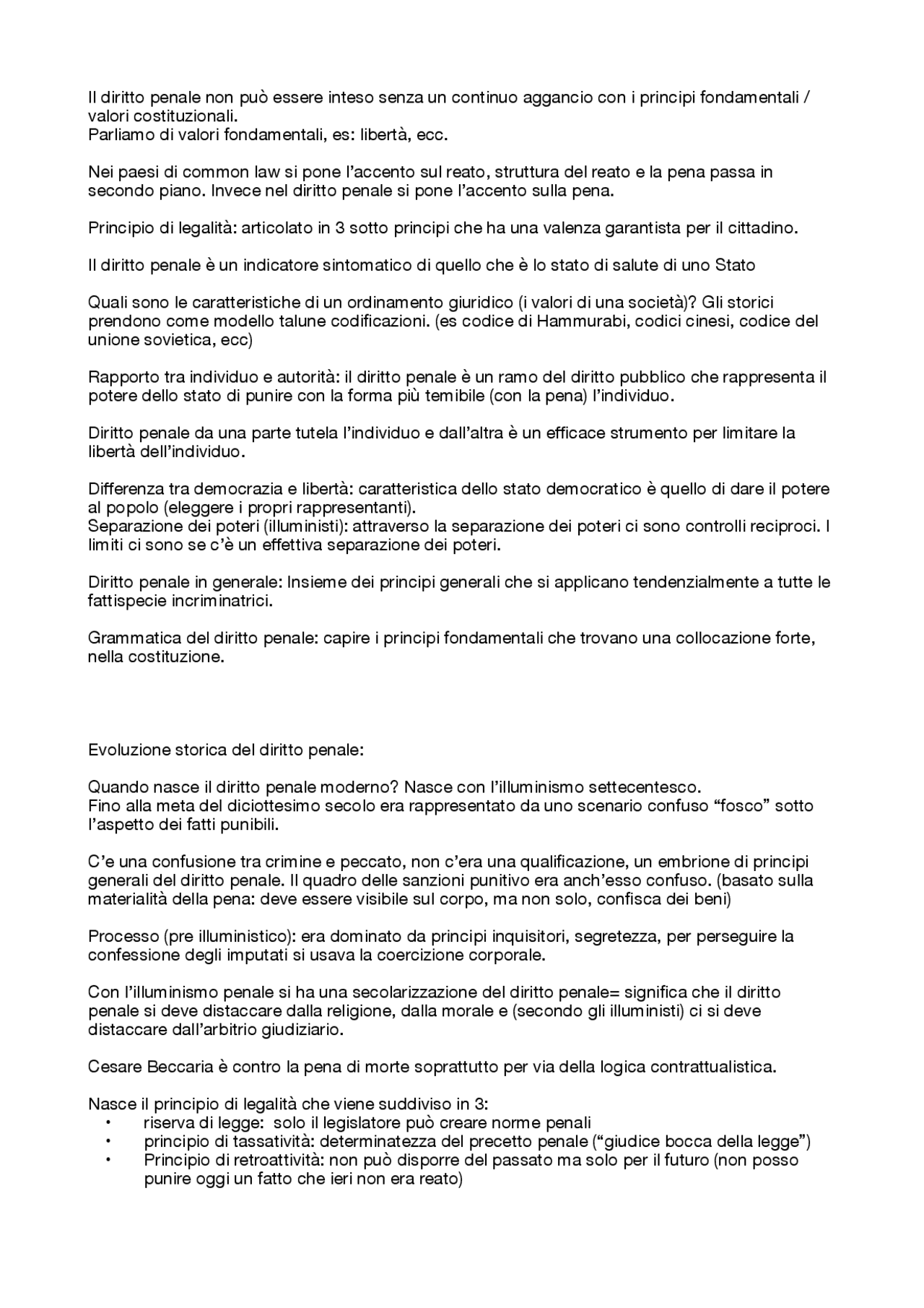 Diritto penale evoluzione storica, Alfredo e Arturo Rocco, Cesare ...