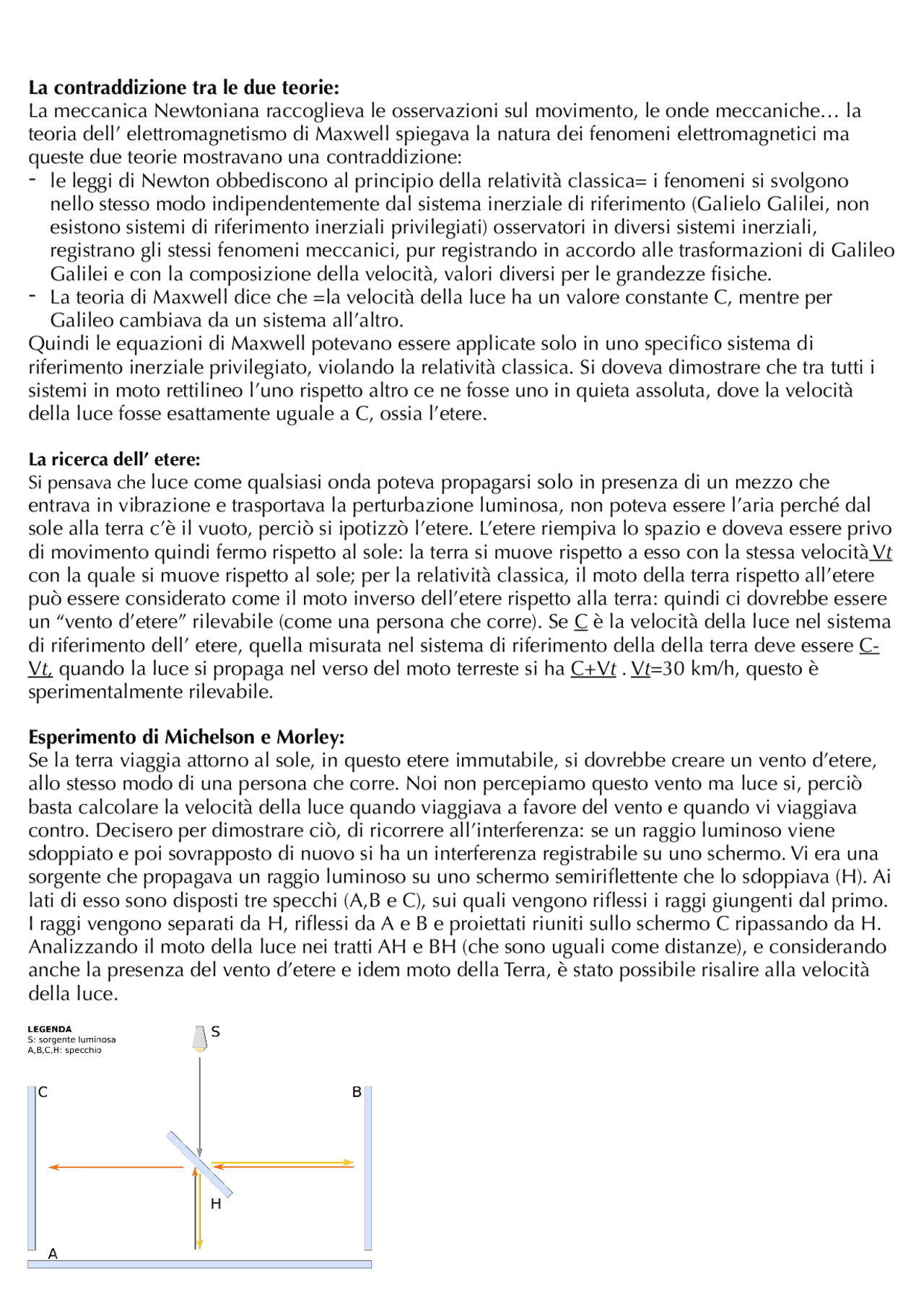 Fisica Relativistica Relatività Einstein Docsity