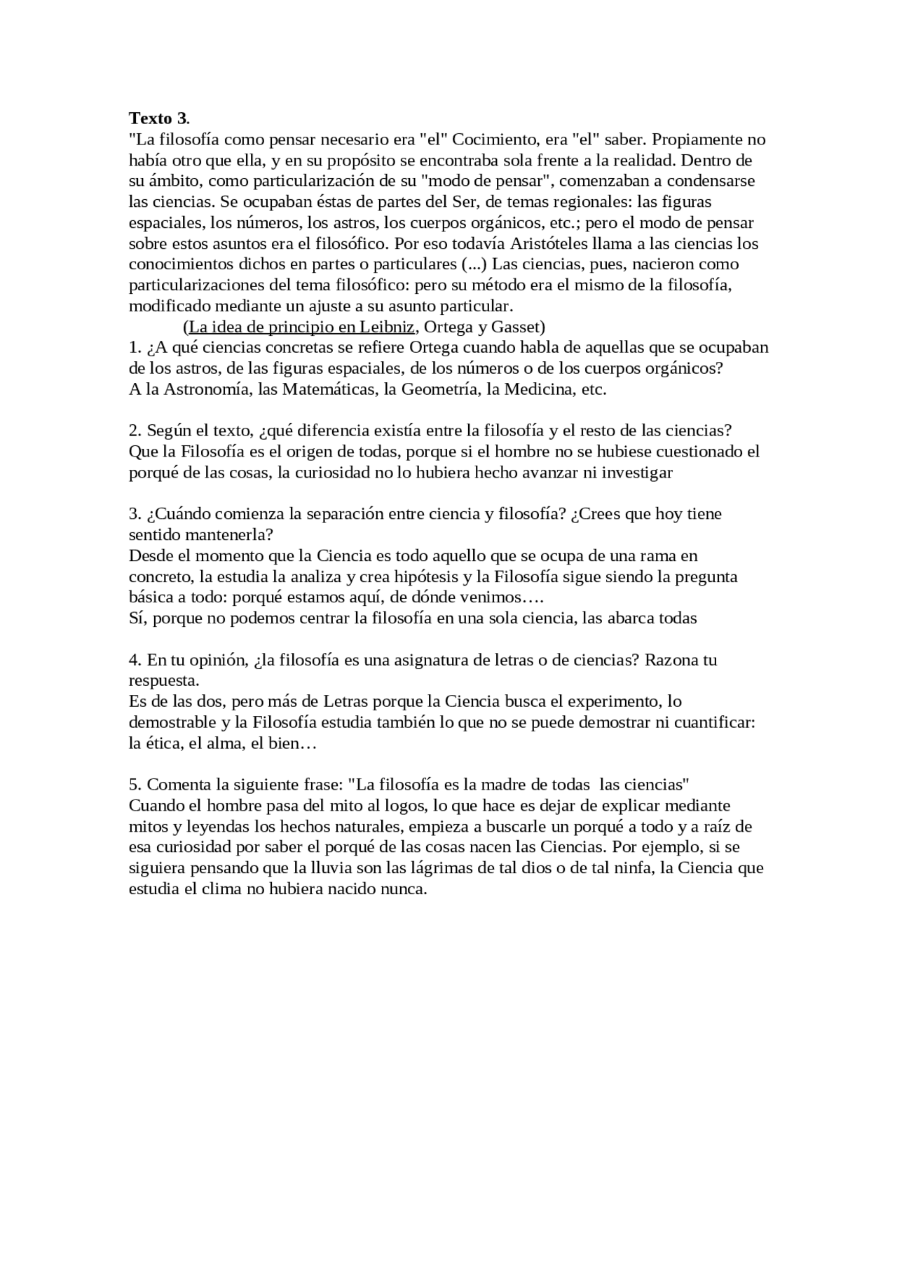 Texto Sobre Ortega Y Gasset Docsity