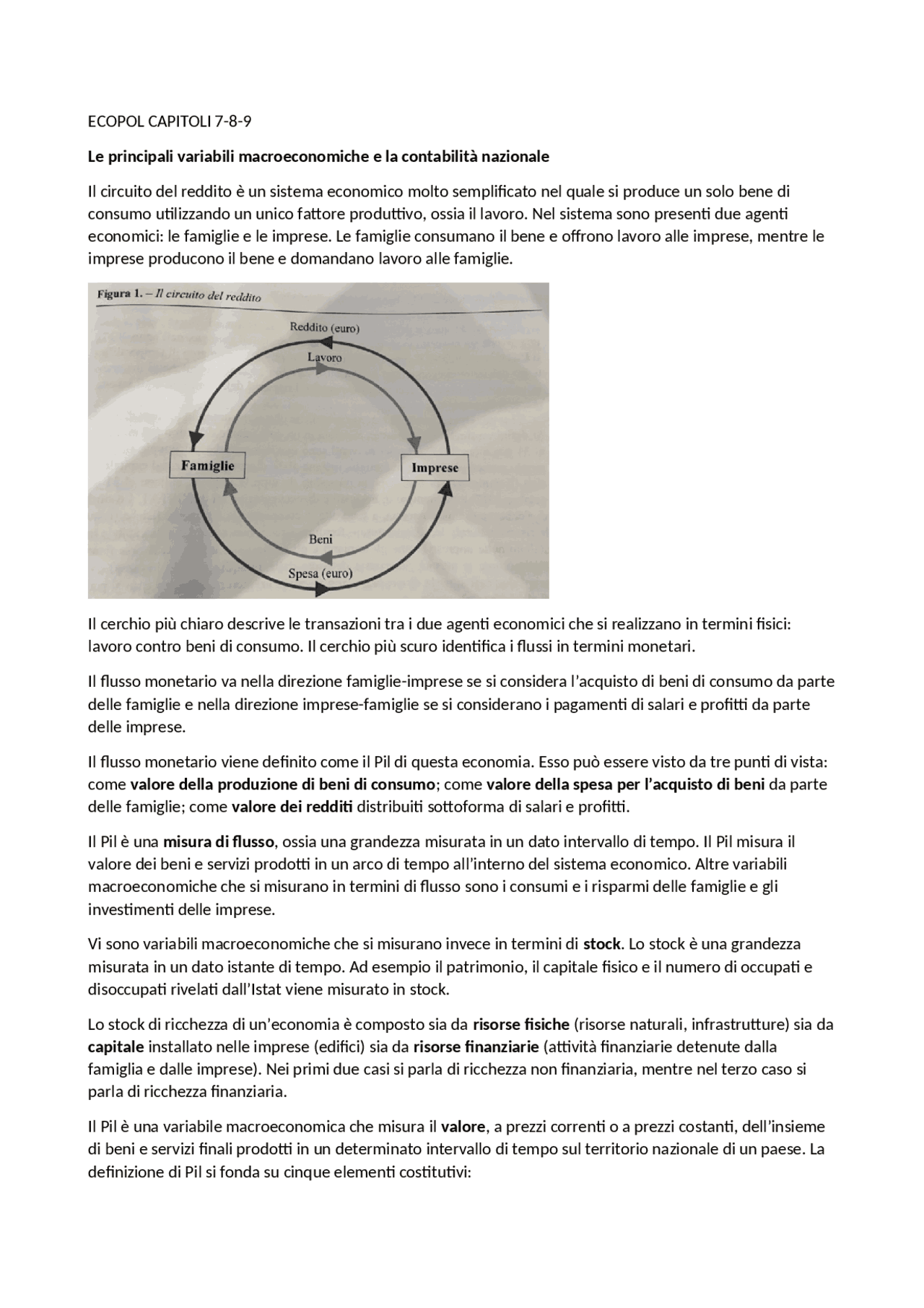 Appunti E Integrazione Dal Libro Economia Docsity