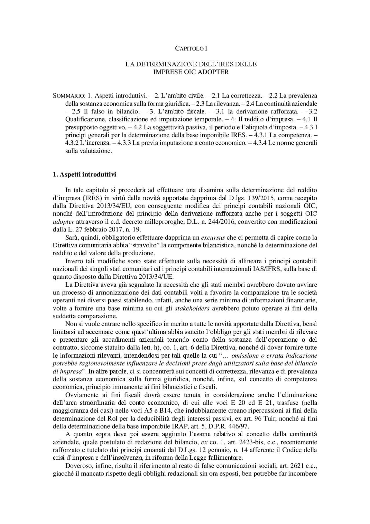 Principi Di Redazione Del Bilancio Docsity