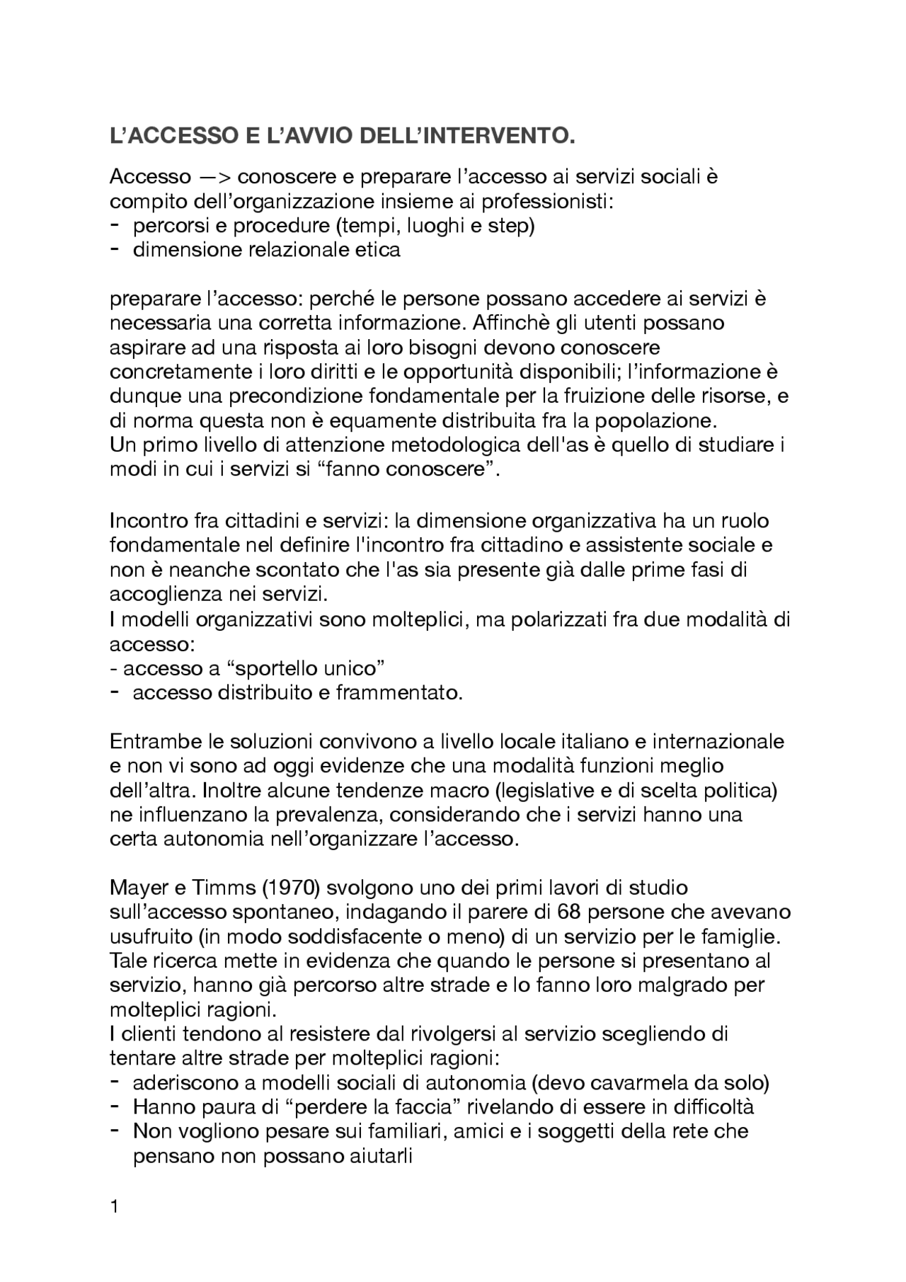 Appunti Di Metodi E Tecniche Docsity