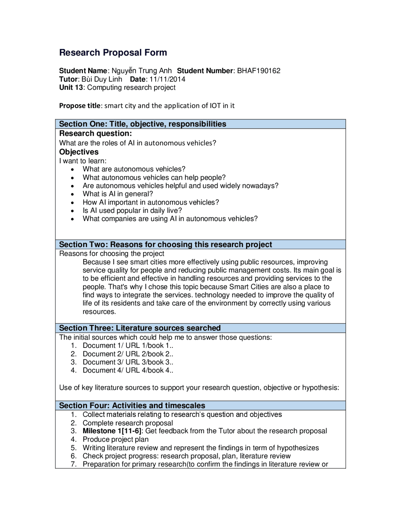 Exploring the Role of AI in Autonomous Vehicles and its Application in ...