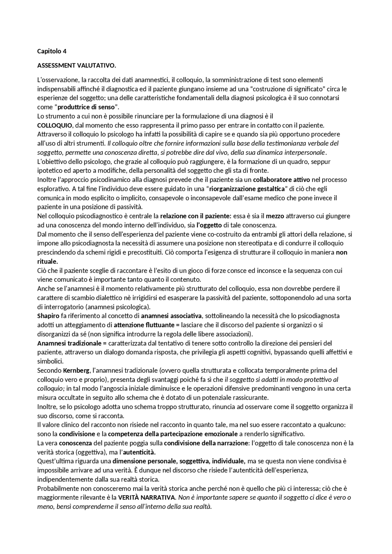 Riassunto Psicopatologia Docsity