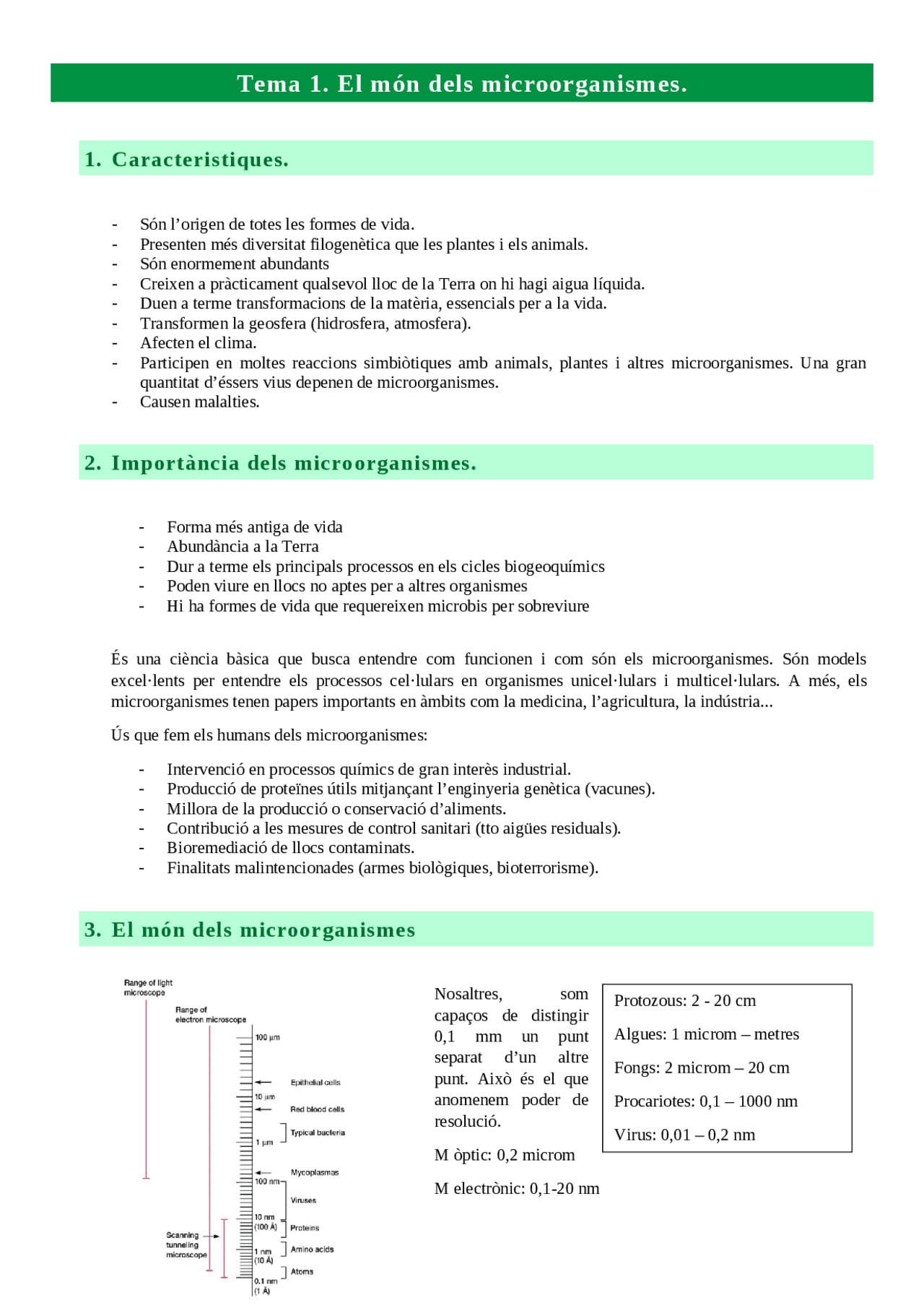 Apuntes Microbiologia 1º Año 2020 2021 Docsity