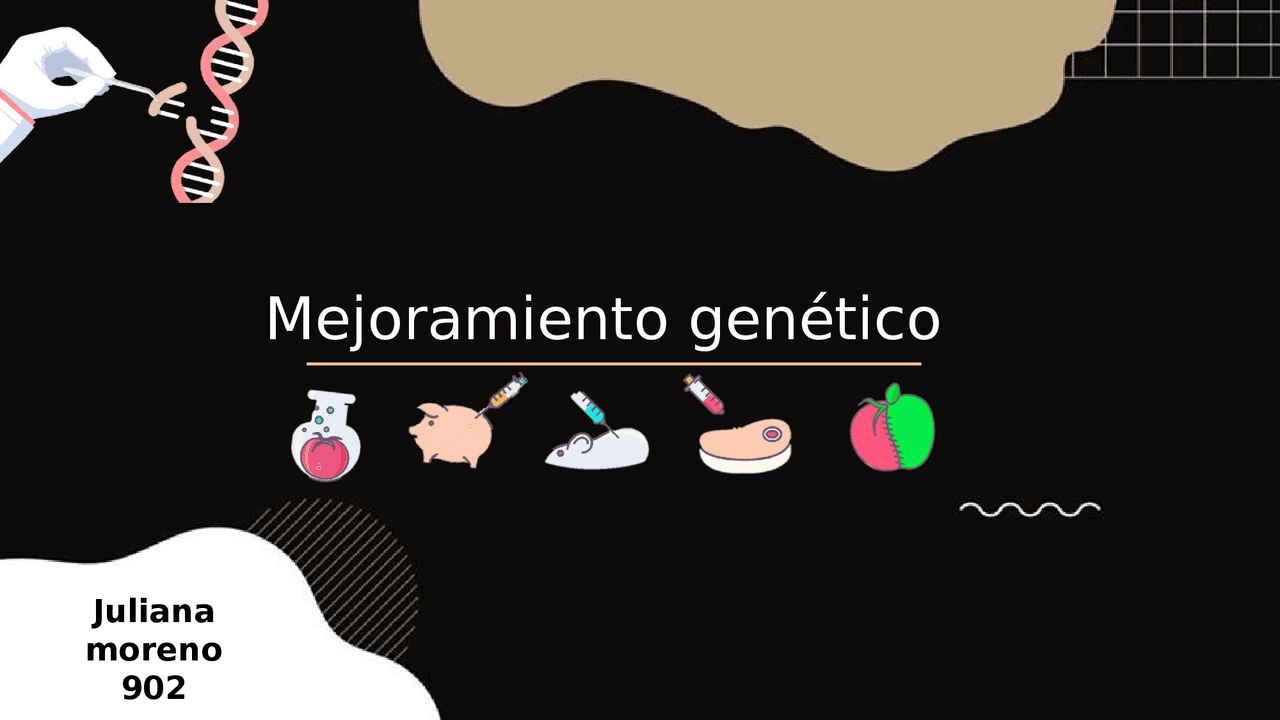 Cambios geneticos en plantas y animales | Diapositivas de Cultura ...