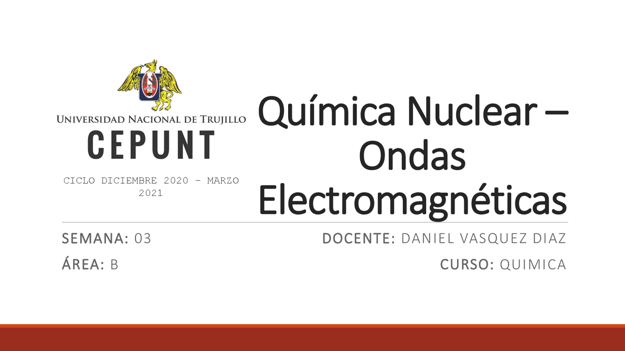 Química Nuclear - quimica general - Docsity