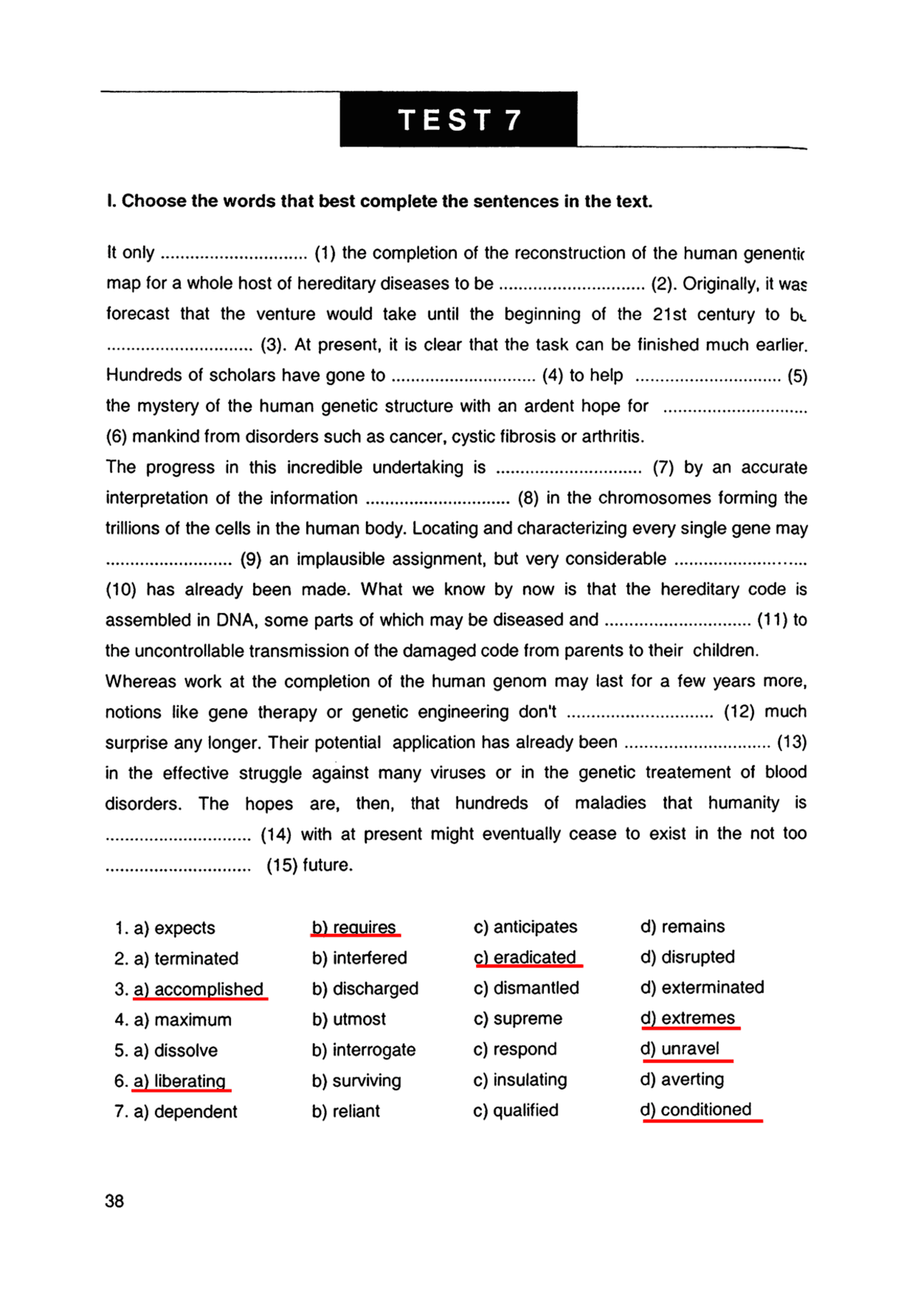 English Practice Exercises English Docsity