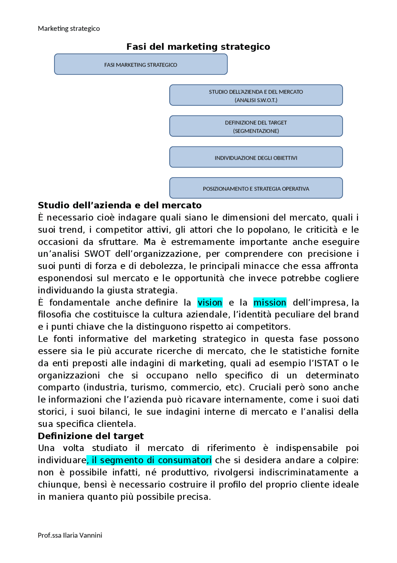 Marketing Strategico Docsity