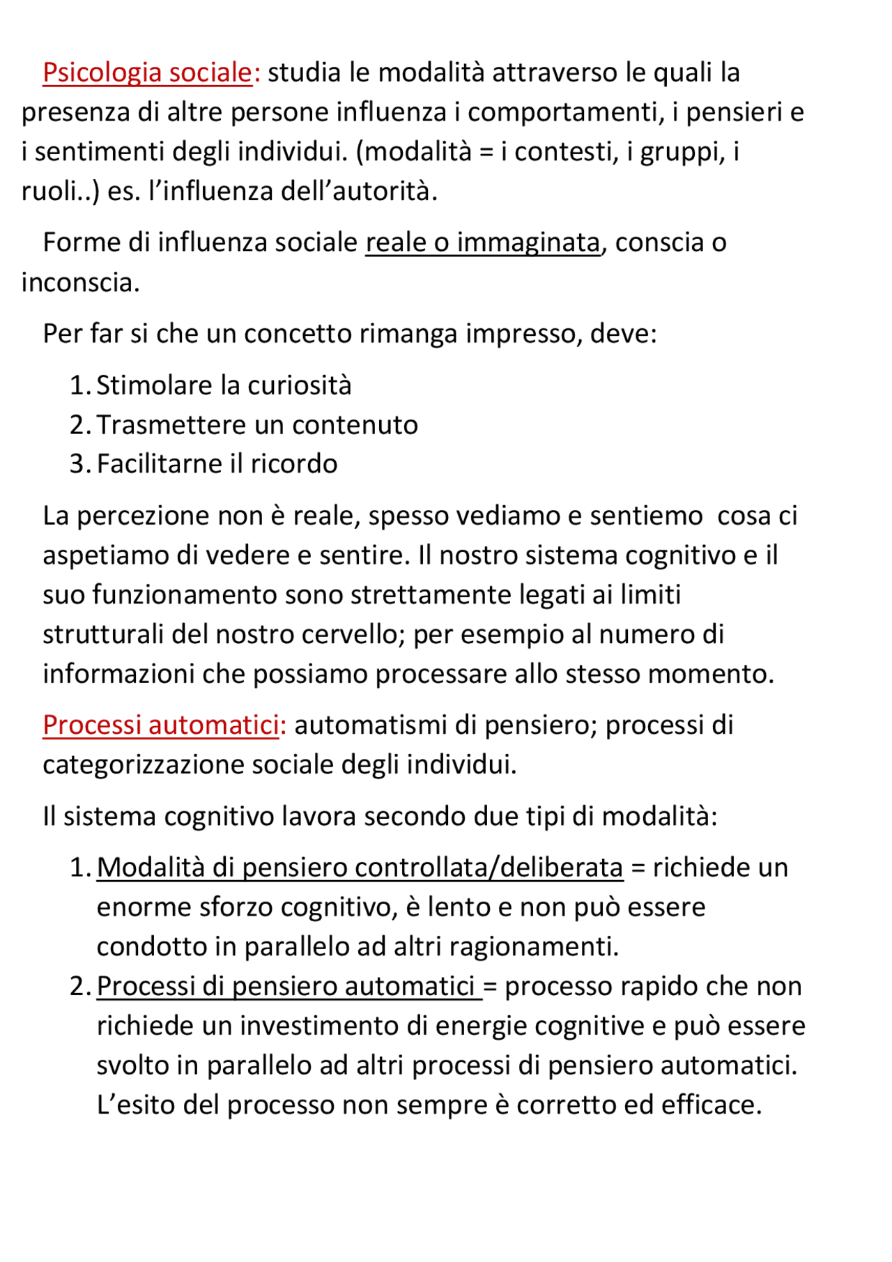 Psicologia Sociale E Linfluenza Sociale Docsity