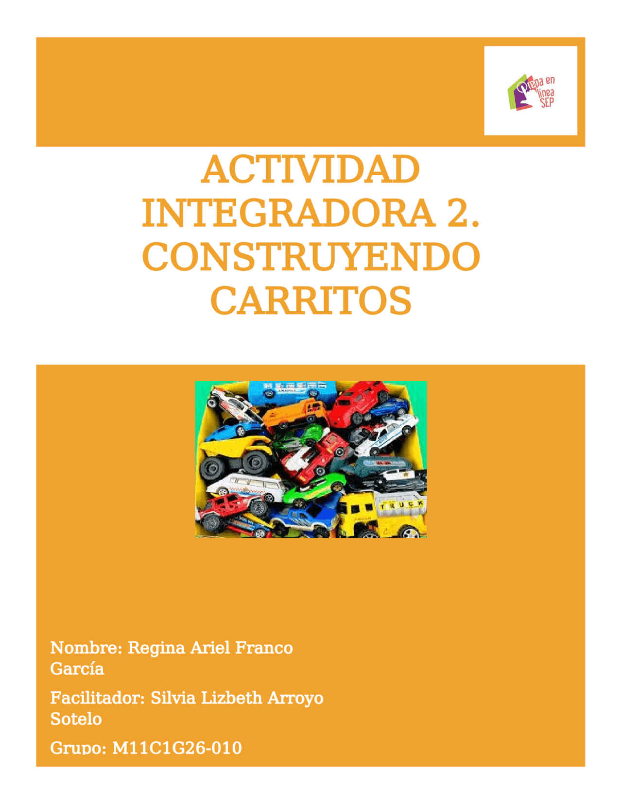 Modulo 11 Actividad Integradora 2 | Ejercicios de Matemáticas - Docsity
