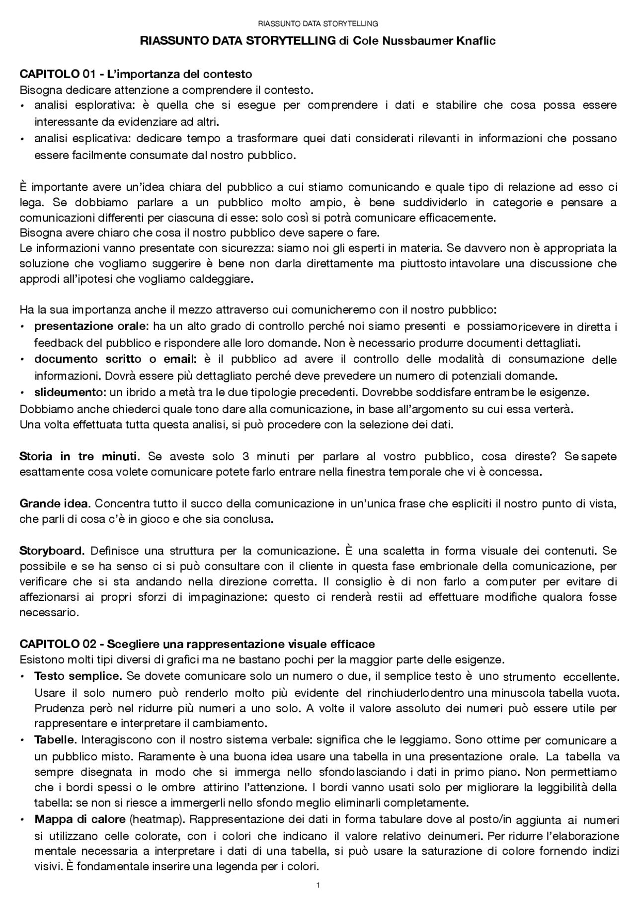 Riassunto Del Libro Data Storytelling Sintesi Del Corso Di Design