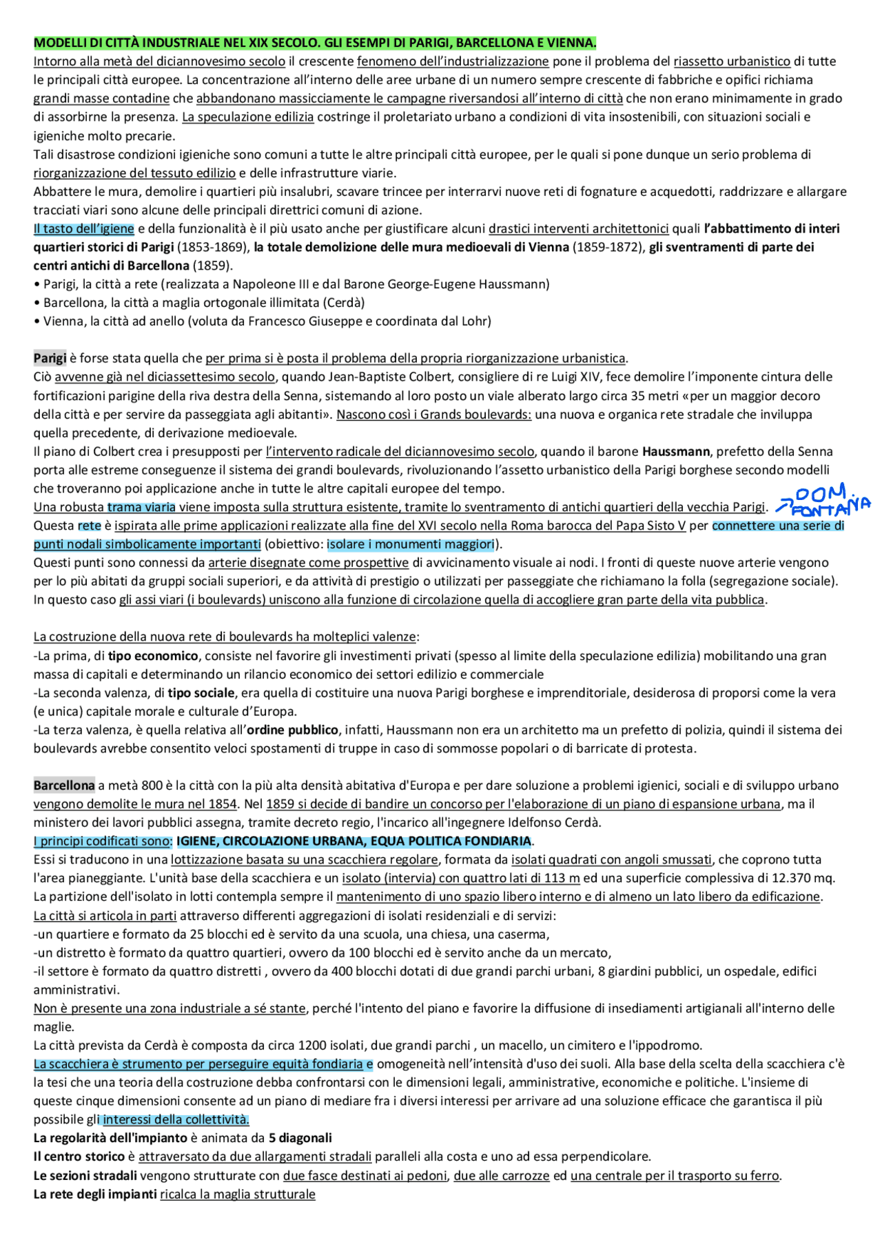 Fondamenti Di Urbanistica Docsity