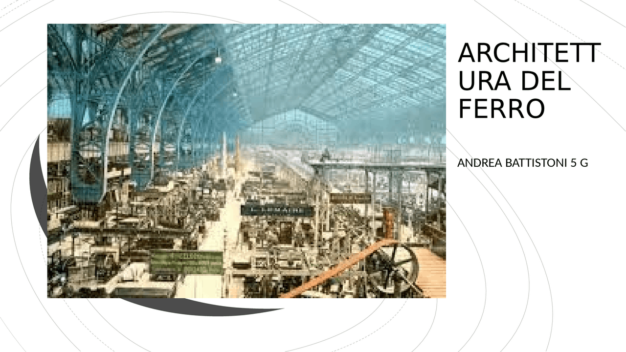 Architettura Del Ferro Docsity