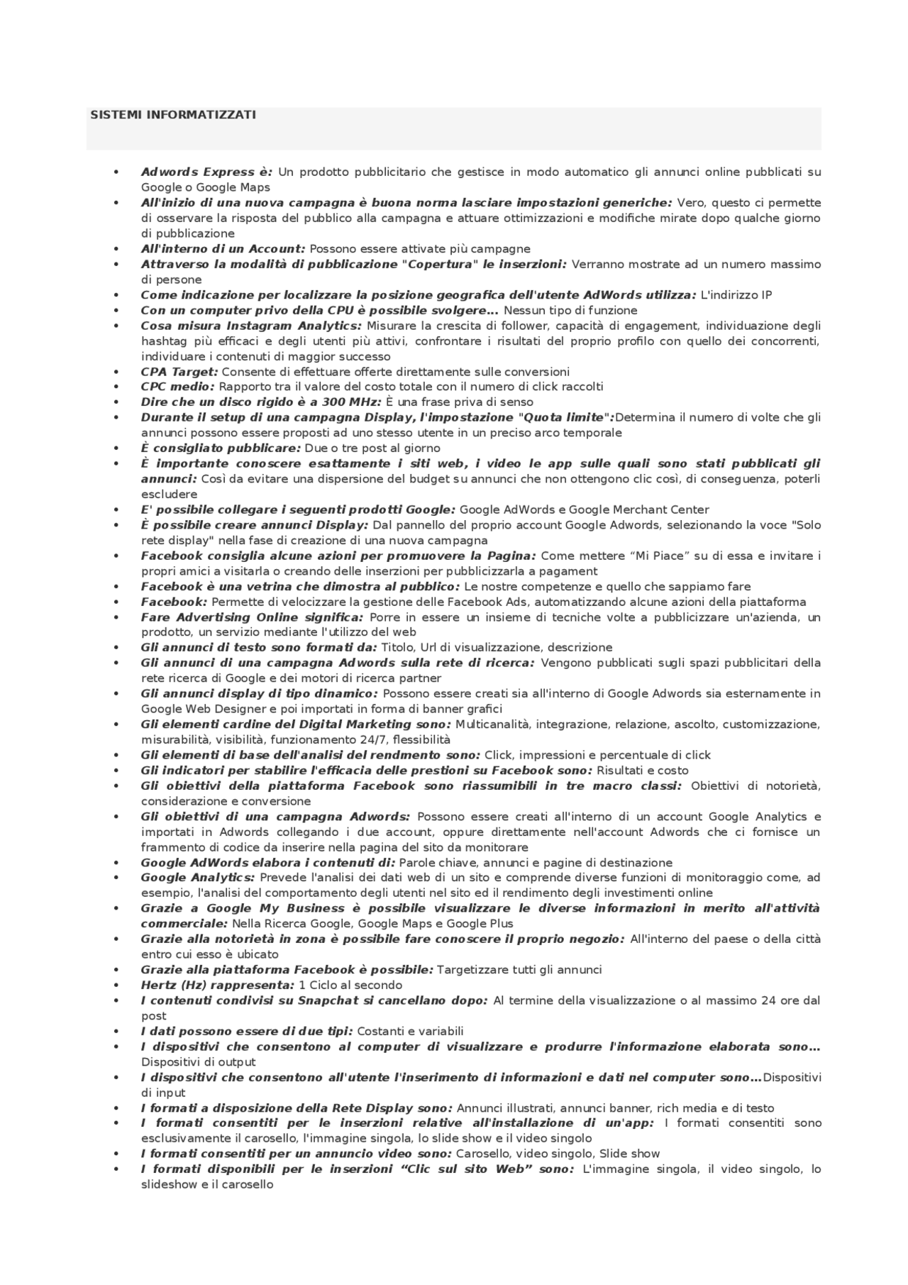 Sistemi Informatizzati Pegaso Prove Desame Di Sistemi Digitali