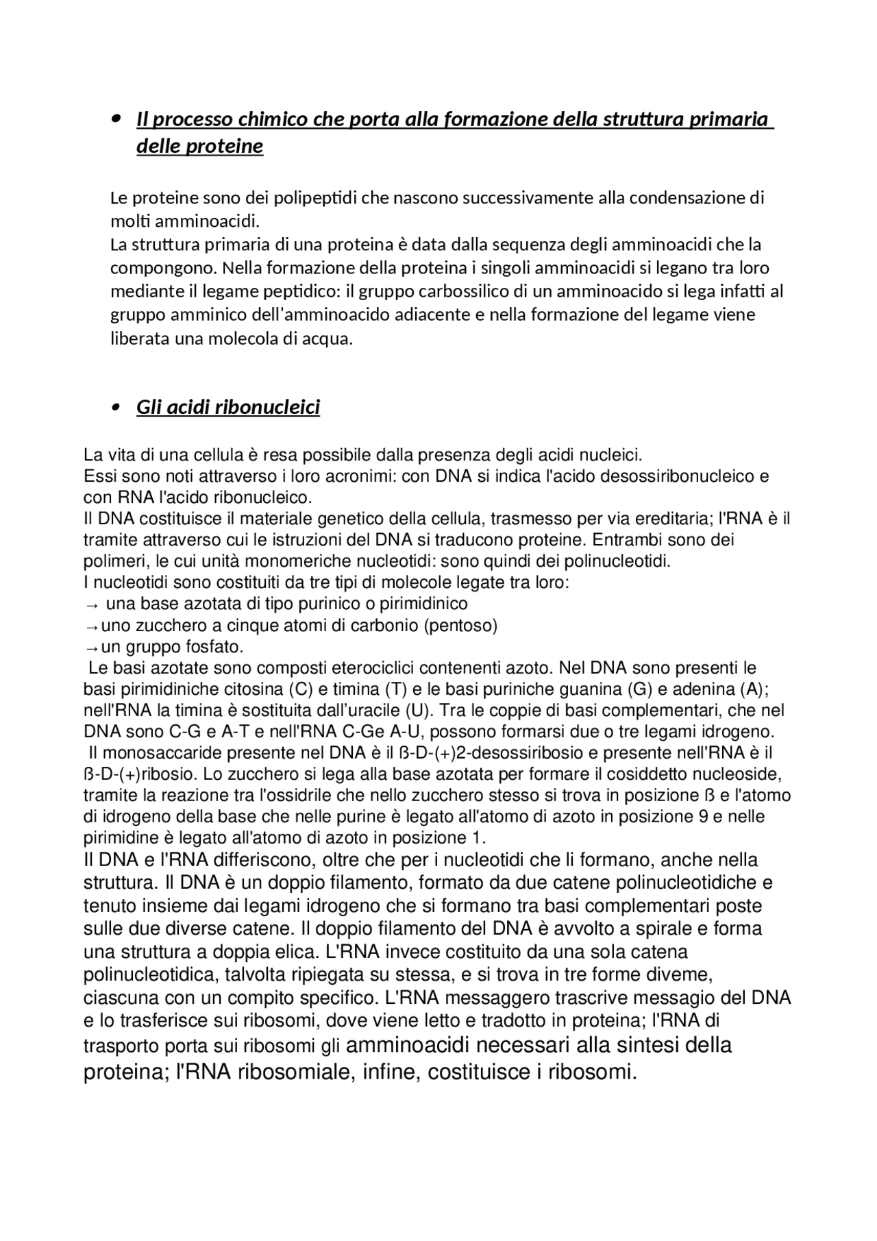 Appunti Di Scienze Naturali Docsity