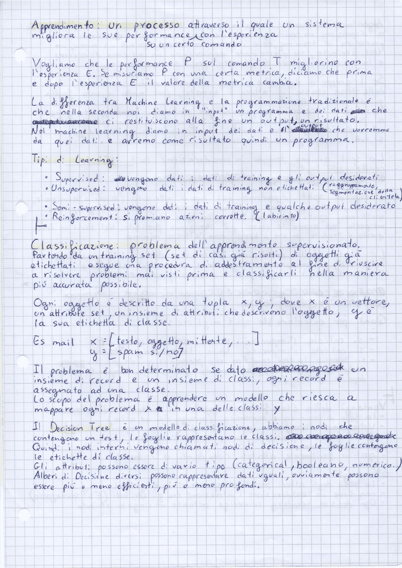 Appunti Intro Intelligenza Artificiale Docsity