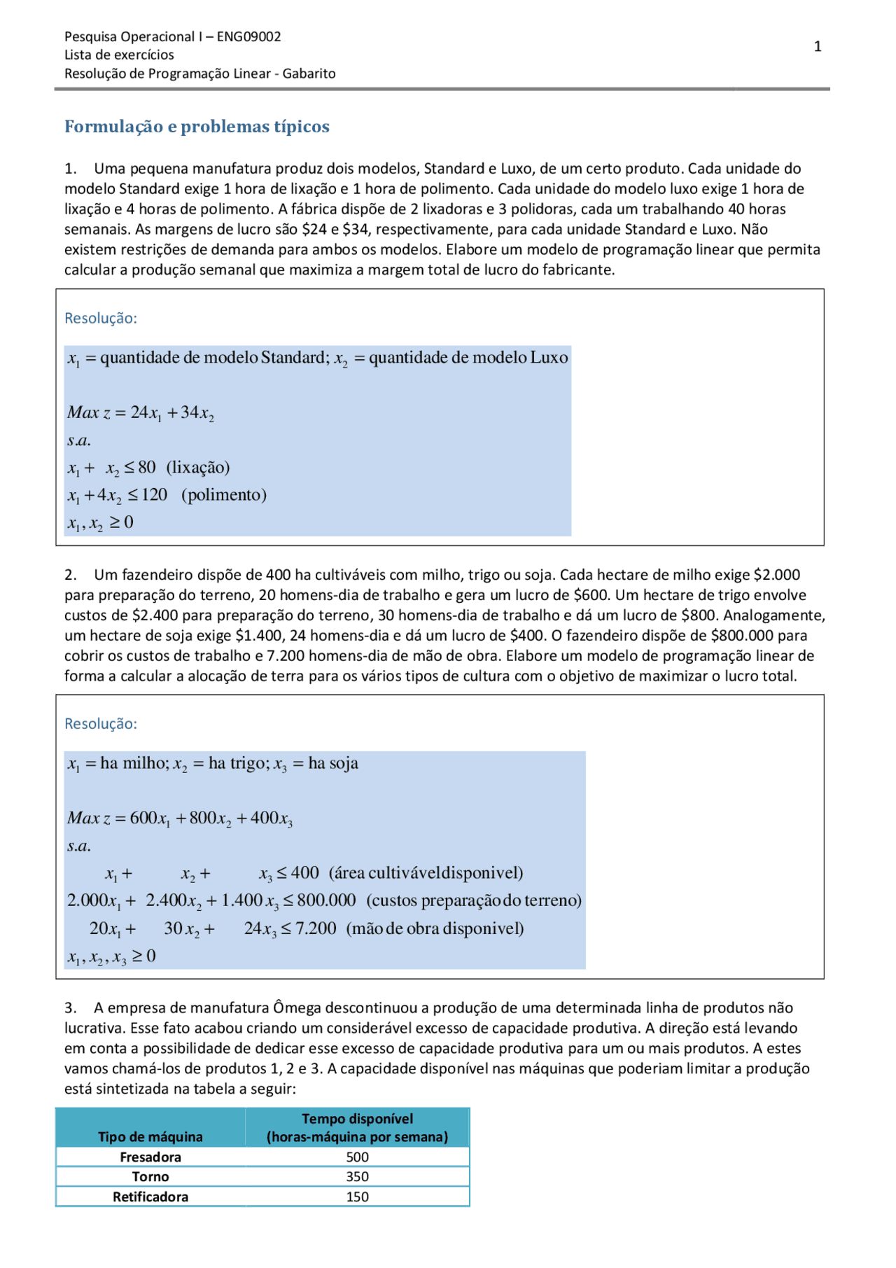 Programacao Linear Simplex Docsity