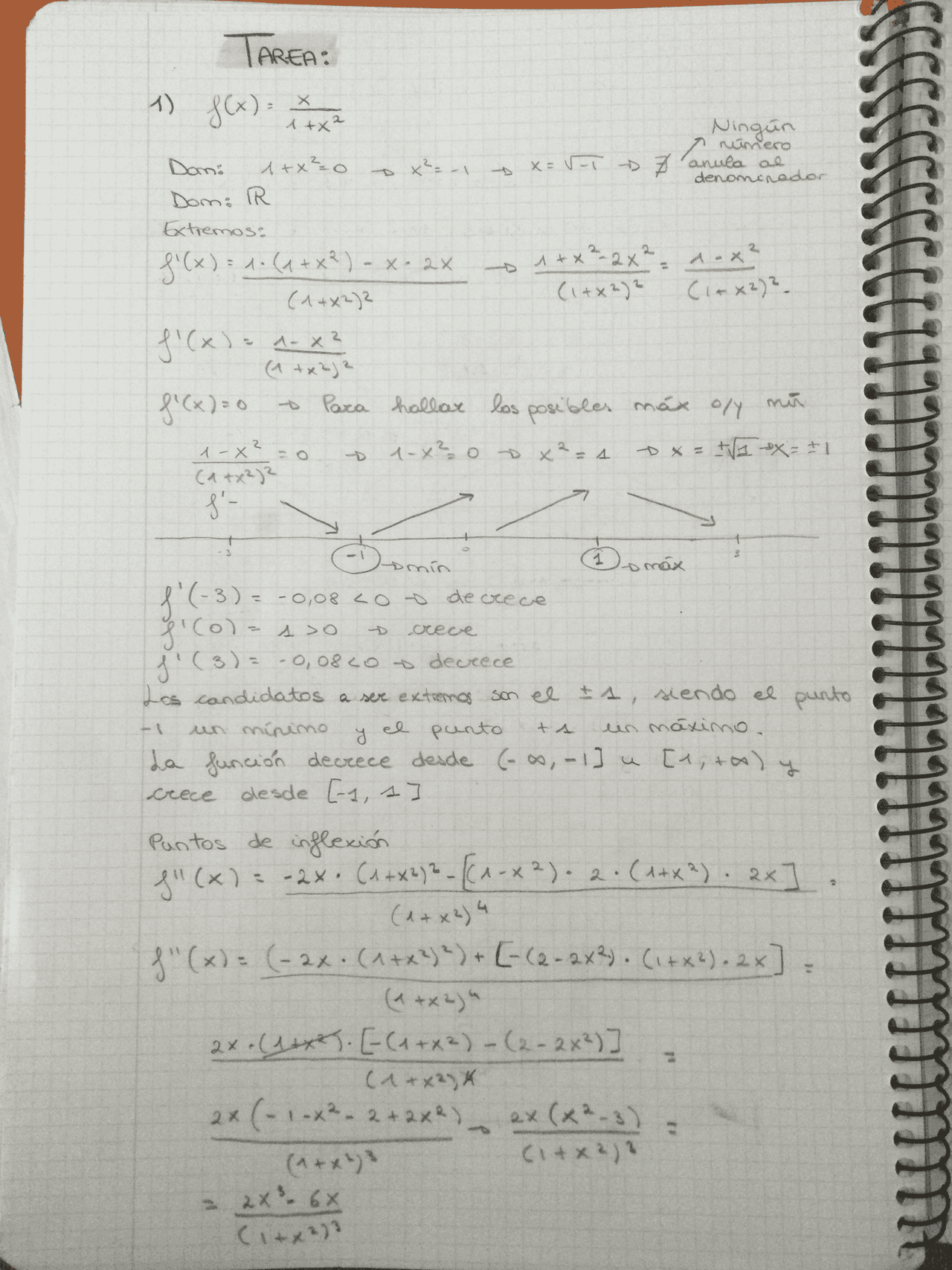 Aplicaciones De Las Derivadas Ejercicios Para Practicar Docsity
