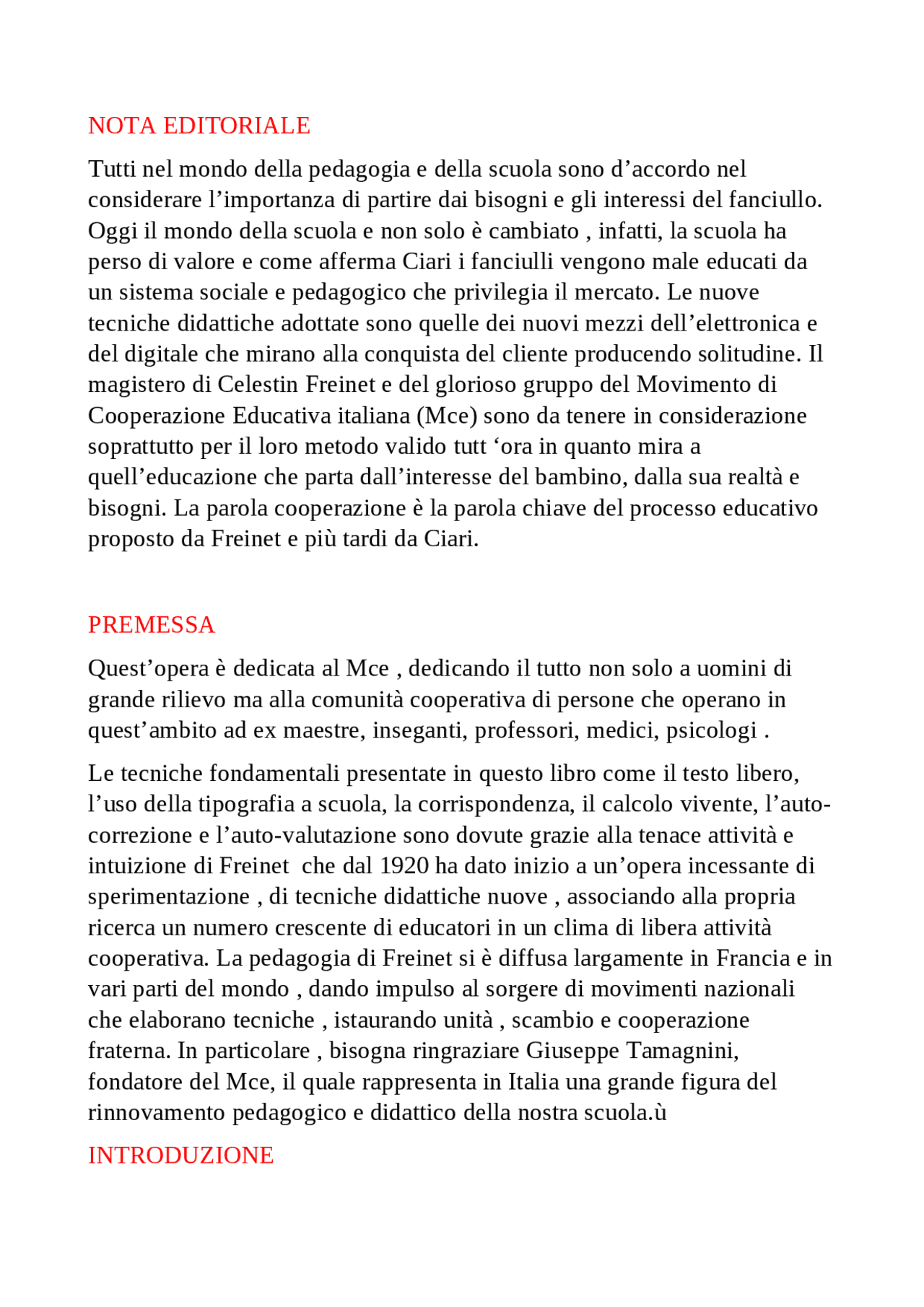 Le Nuove Tecniche Didattiche Docsity