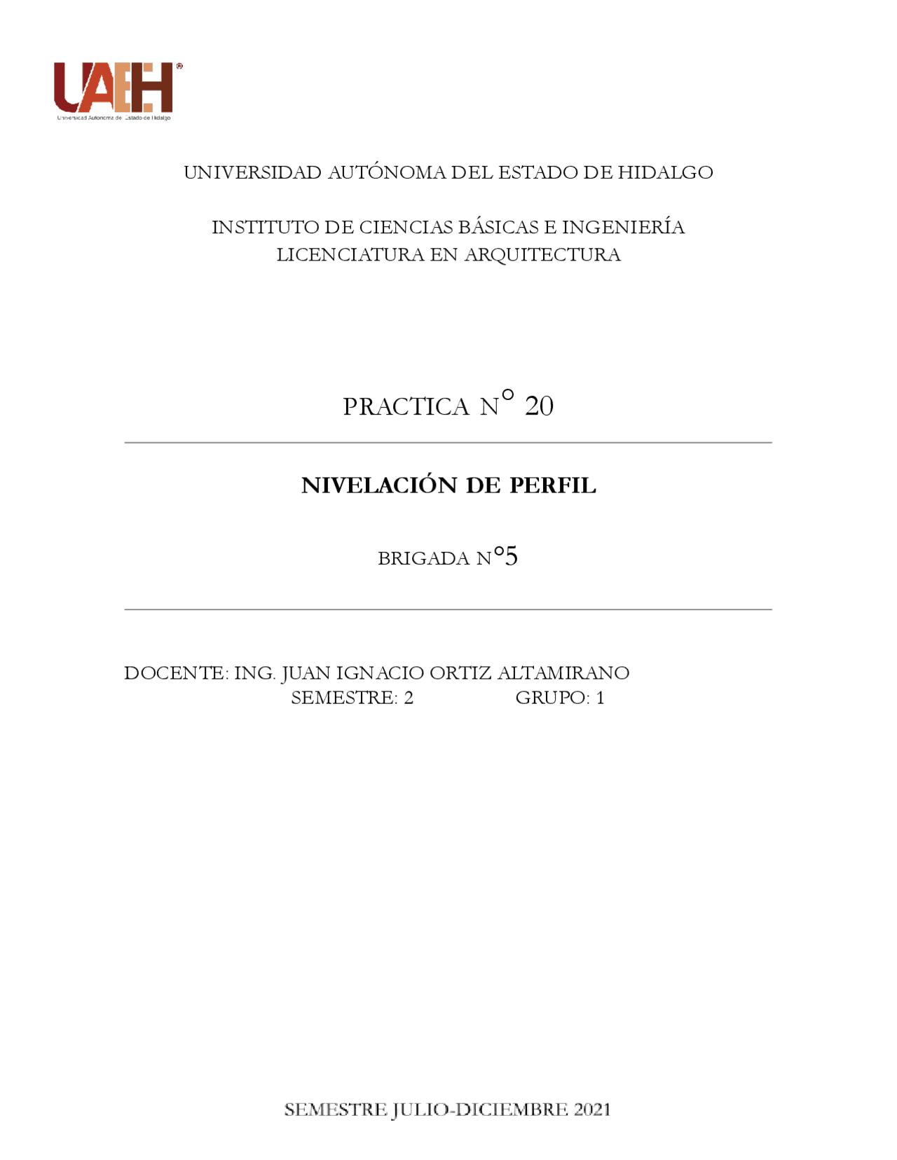 Nivelación De Perfil Apuntes De Topografía Docsity
