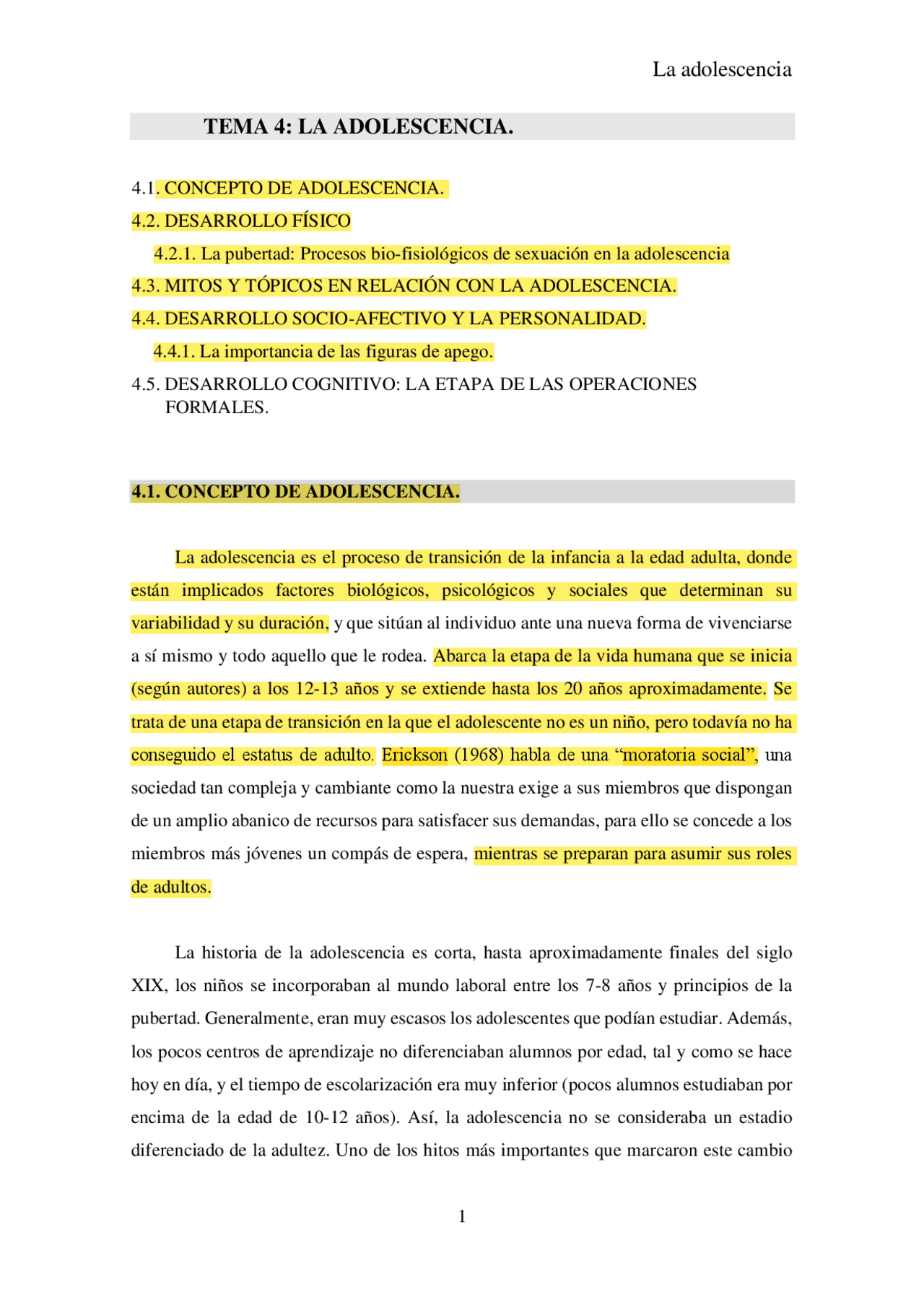 Apuntes De Los Temas Del 1 Al 4 Docsity