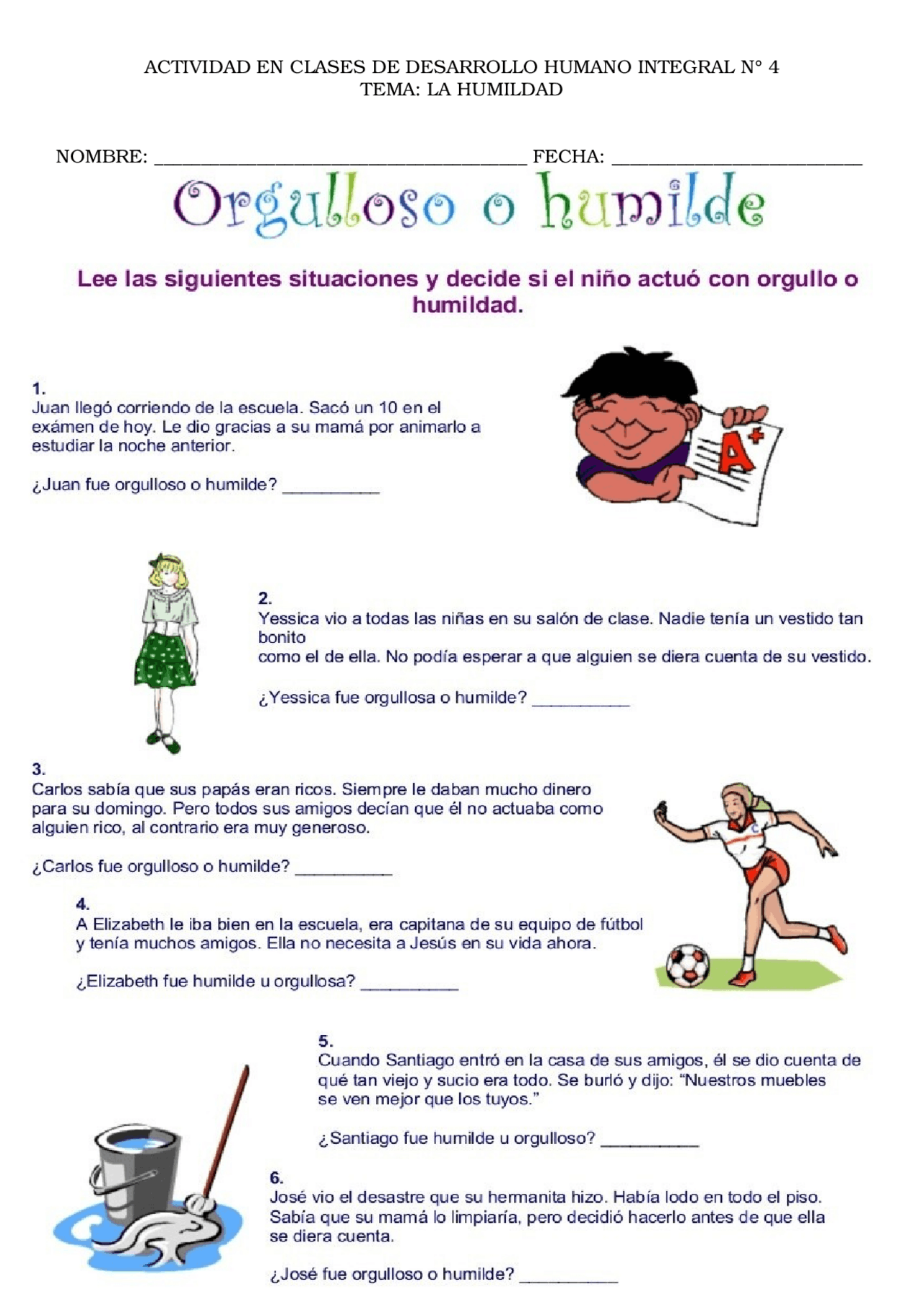 HUMILDAD DESARROLLO HUMANO - Docsity