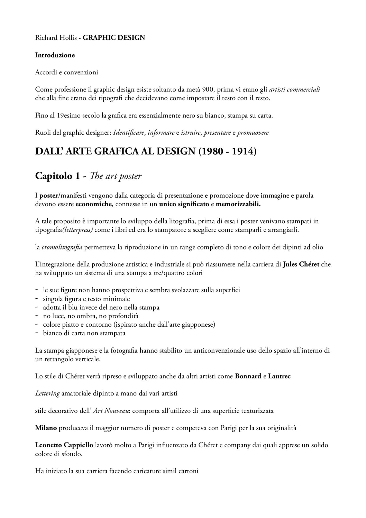 Riassunto Graphic Design A Coincise History Parte I Docsity