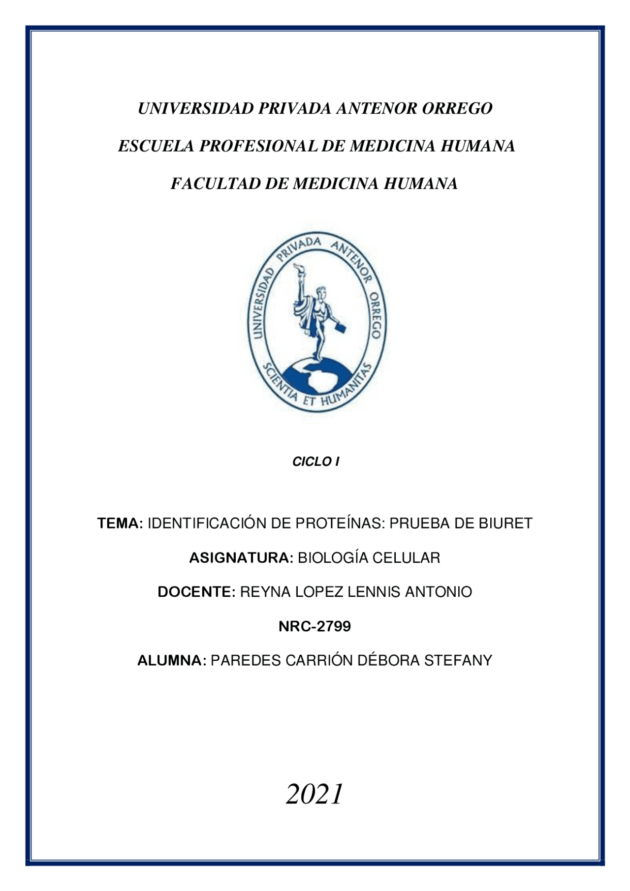 IdentificaciÓn De ProteÍnas Docsity