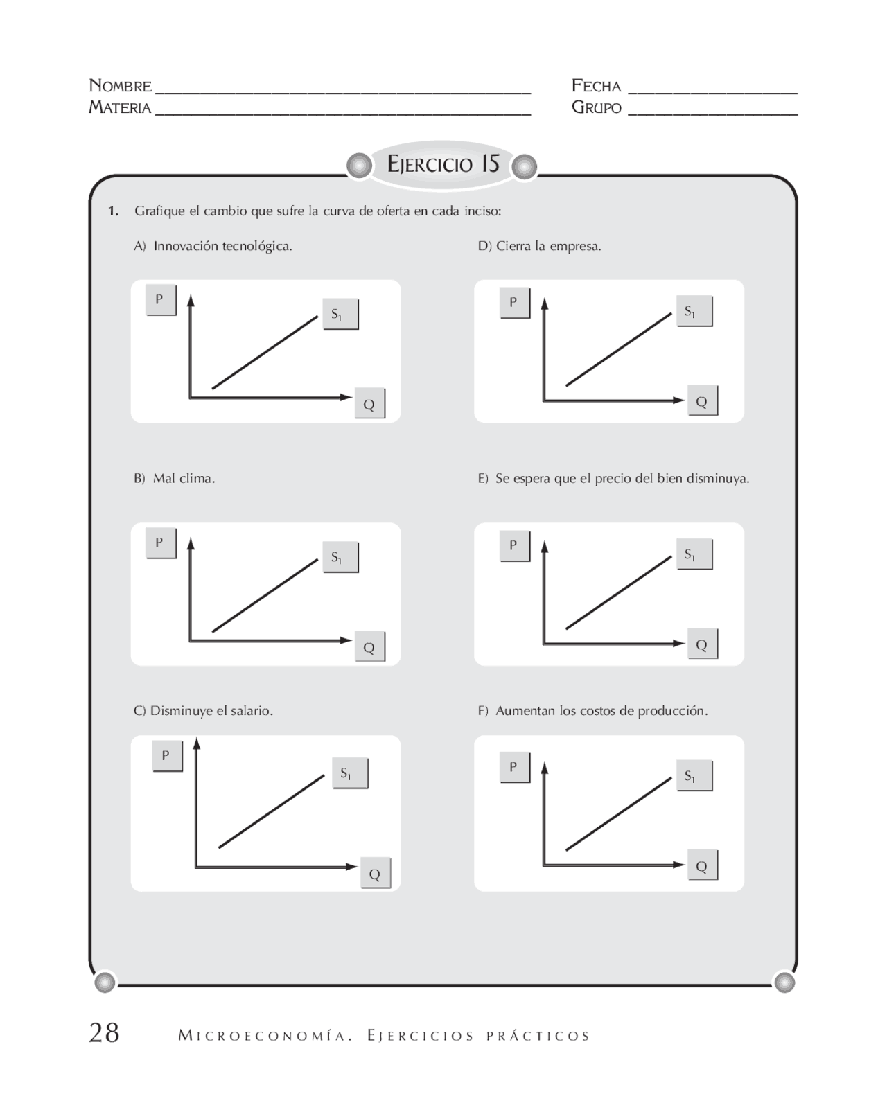 Ejercicios De Microeconomia Docsity