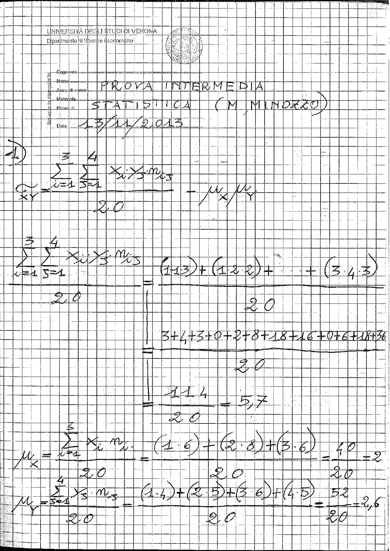 Soluzione Prove Desame Svolte 2013 Con Profminozzo Prove Desame Di