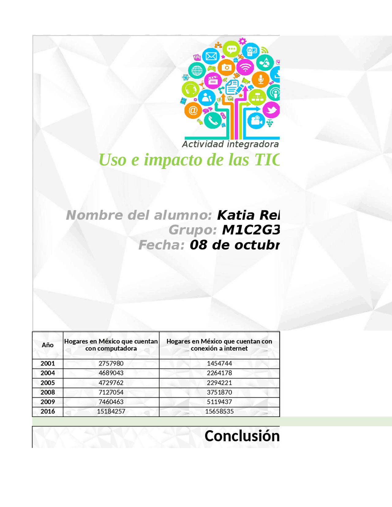 Prepa en linea, actividad modulo 1 - Docsity