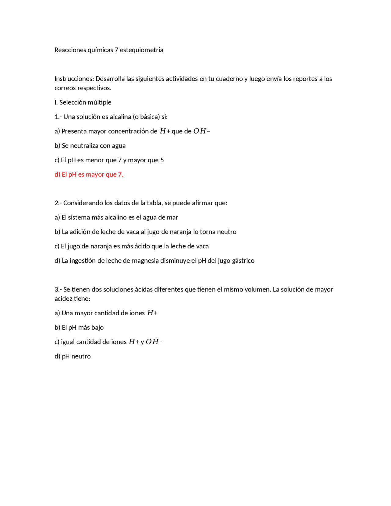 Química para estudiar y métodos de estudio | Notas de estudo de Química ...