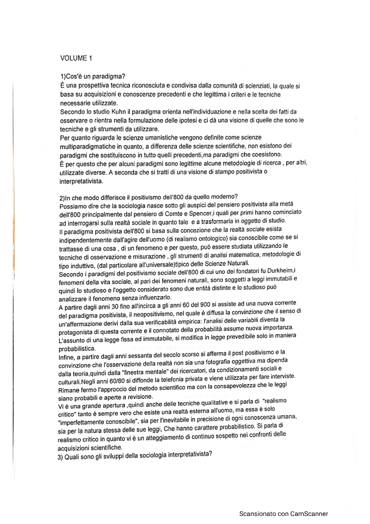 Riassunto Corbetta Primi Volumi Docsity