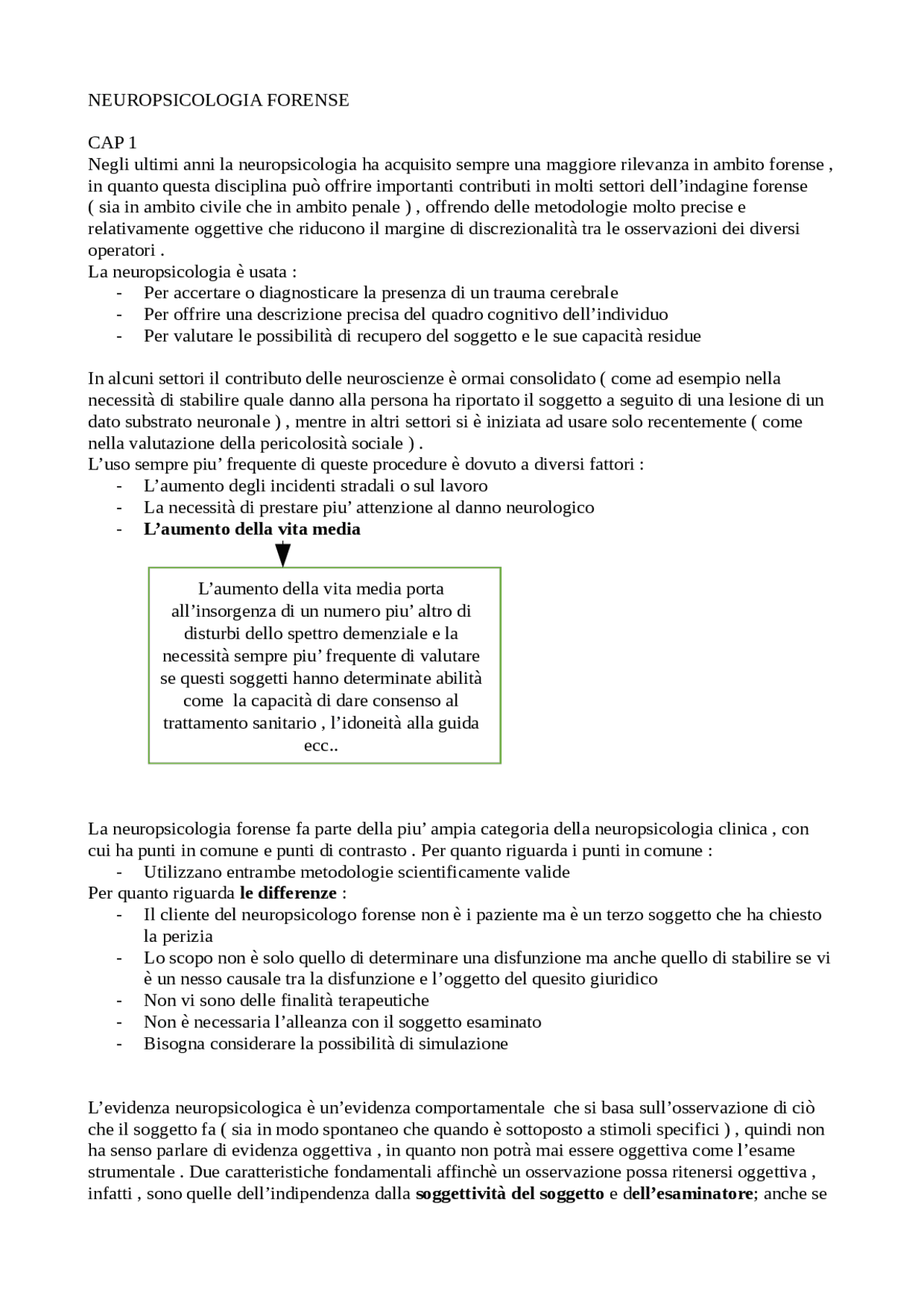 Riassunti Per Esame Di Neuropsicologia Docsity