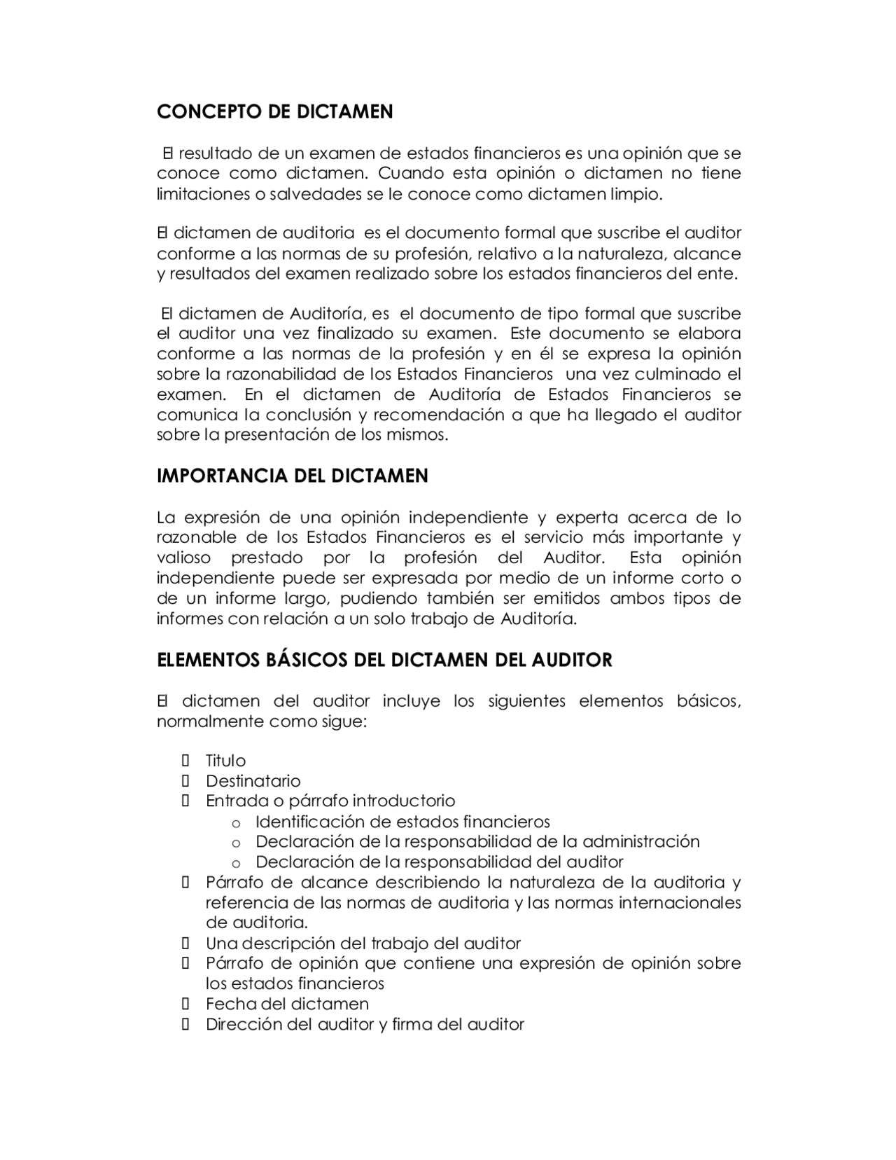 Ejemplos de informe preliminar de auditoria | Guías, Proyectos ...