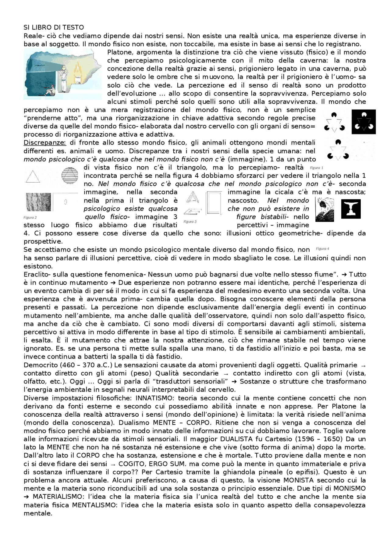 Appunti Lezione Analisi Dei Processi Cognitivi Docsity