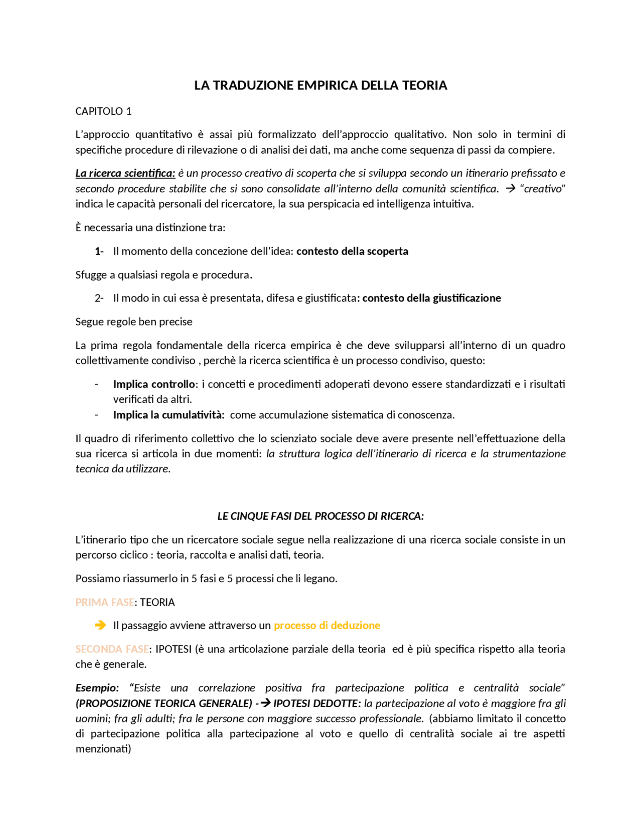 La Ricerca Sociale Metodologie E Tecniche Capitolo 1 Docsity