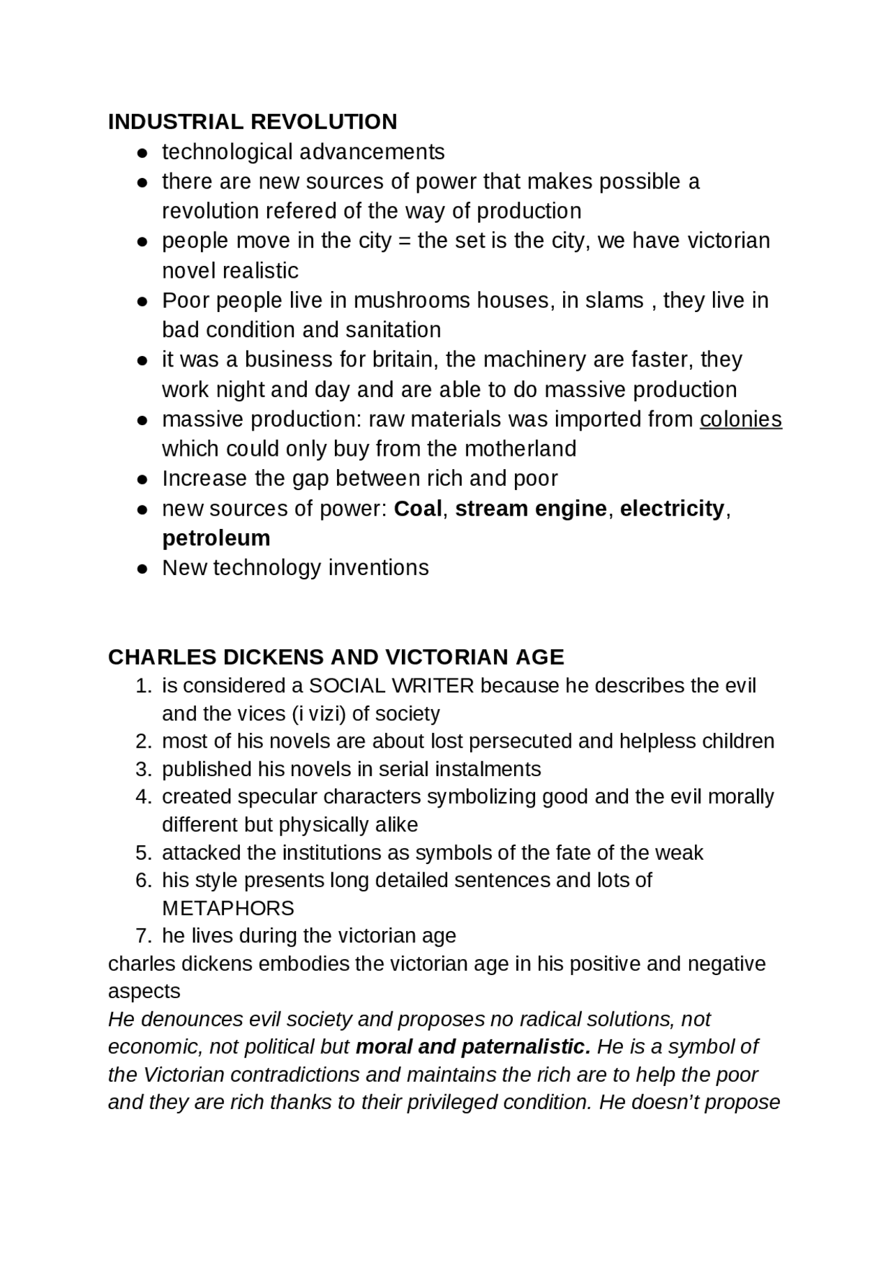 INDUSTRIAL REVOLUTION, CHARLES DICKENS AND THE VICTORIAN AGE, COCKETOWN ...