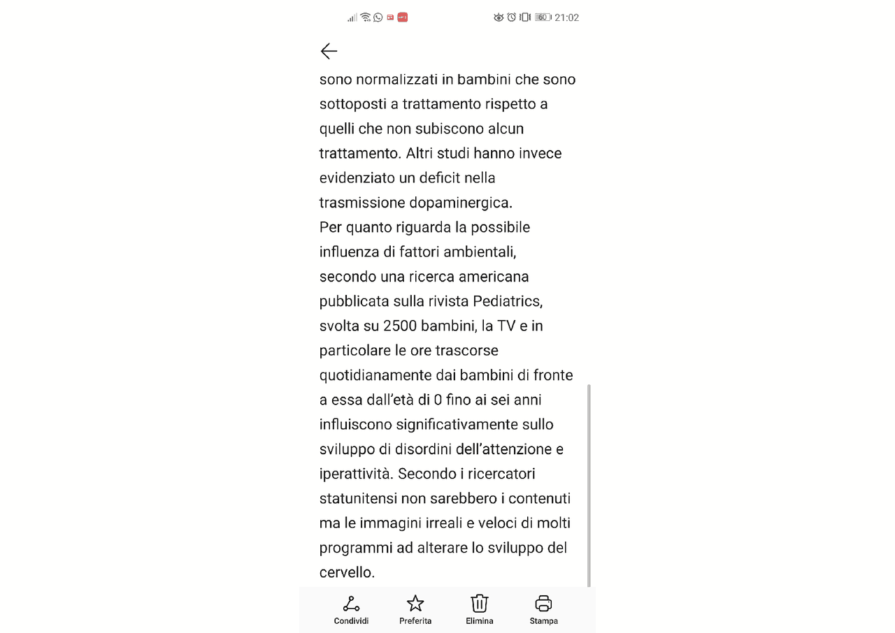 Cause Parte 3 Adhd Nei Bambini Docsity