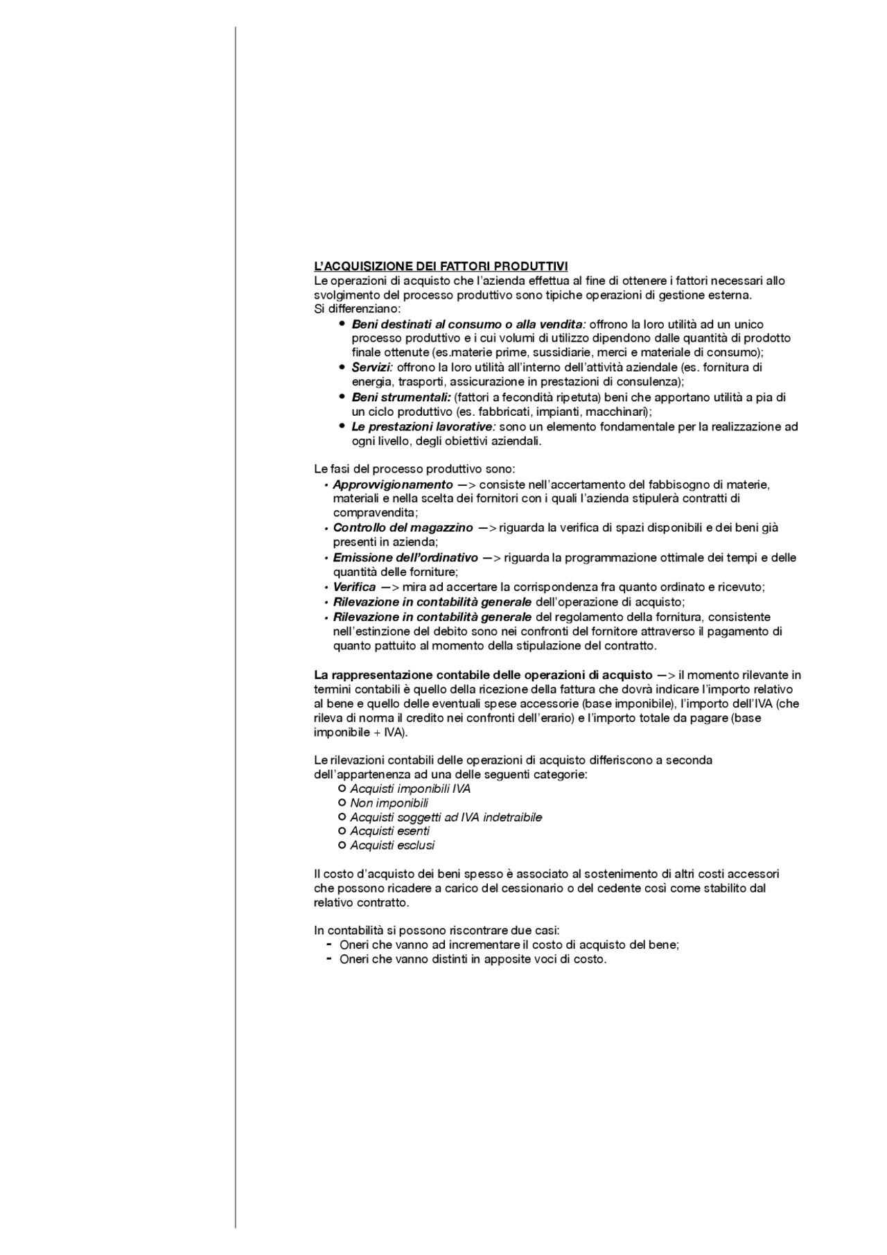 Appunti Corso Metodologie E Determinazioni Quantitative Dazienda Docsity