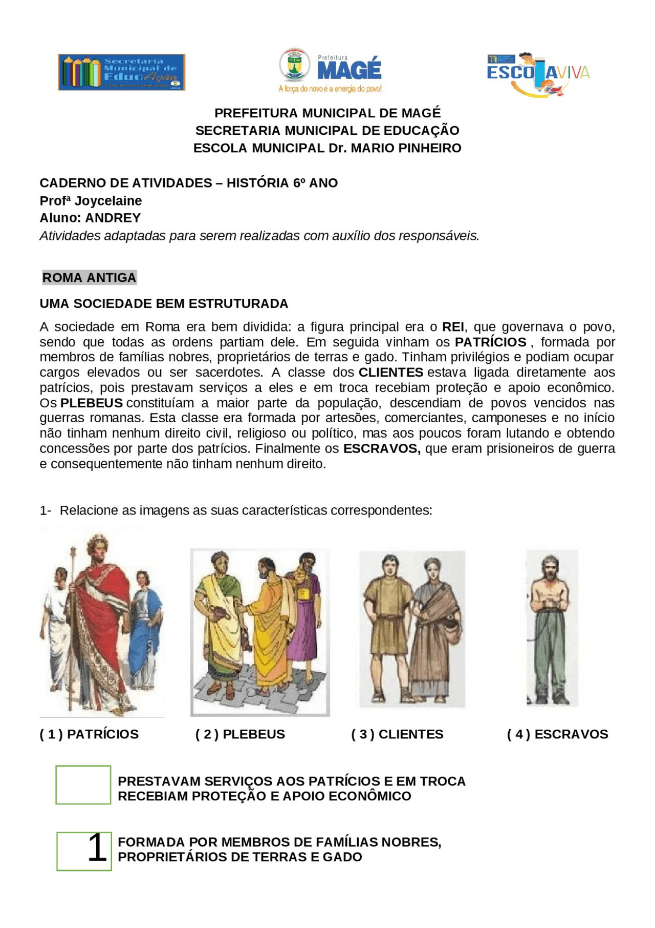 Atividades Adaptadas Docsity