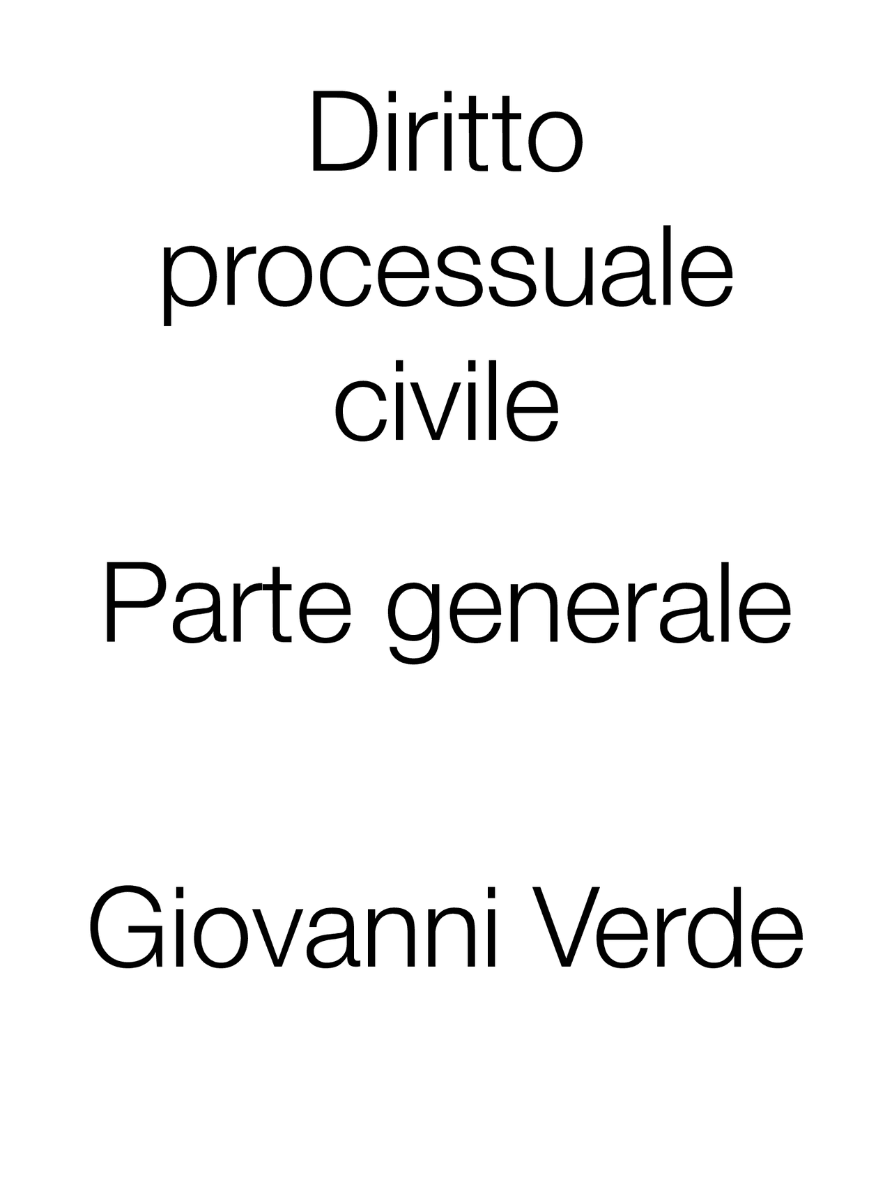 Riassunto Libro 1 Verde Docsity